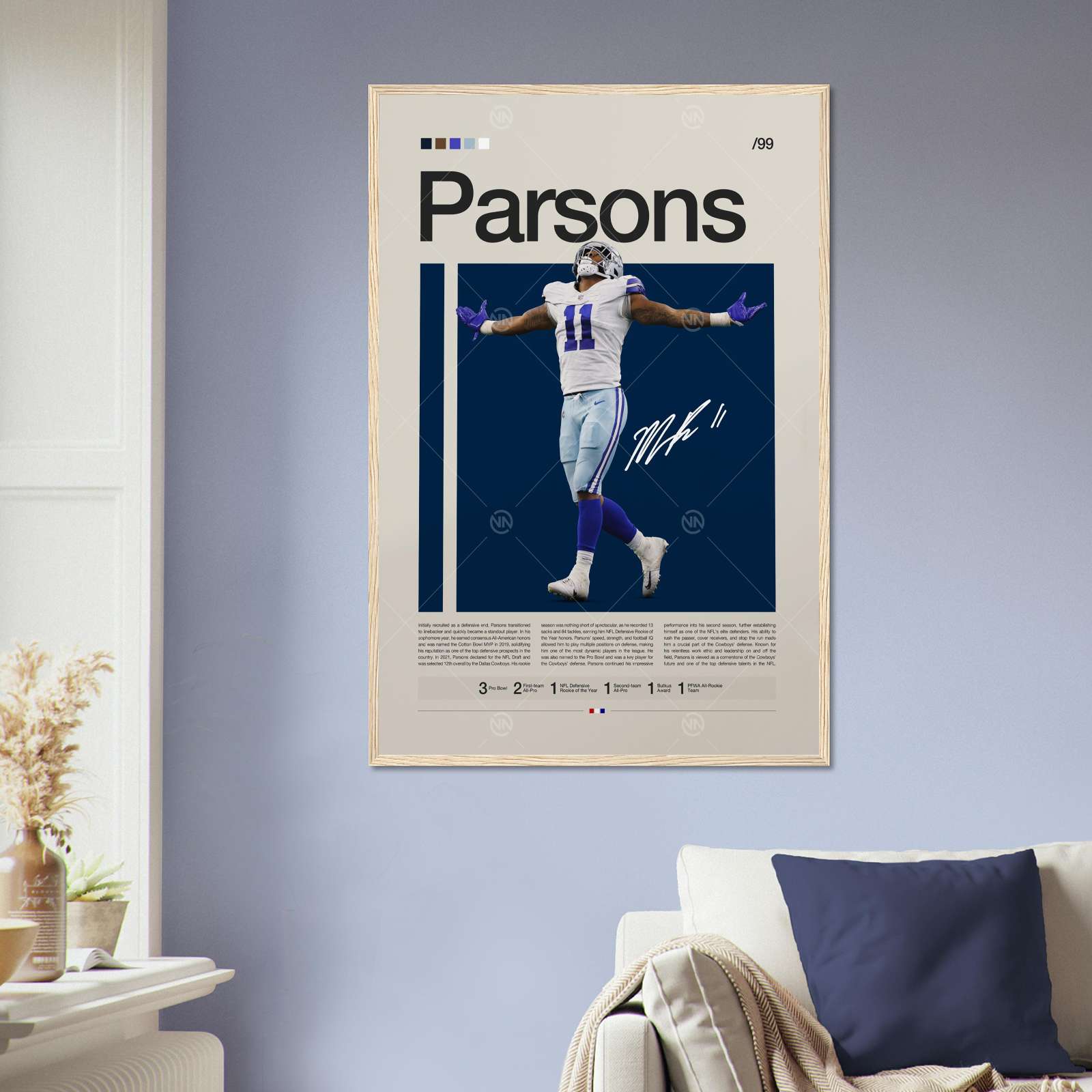 Micah Parsons Poster, Football Poster, Sports Poster, Full-Size Poster ...