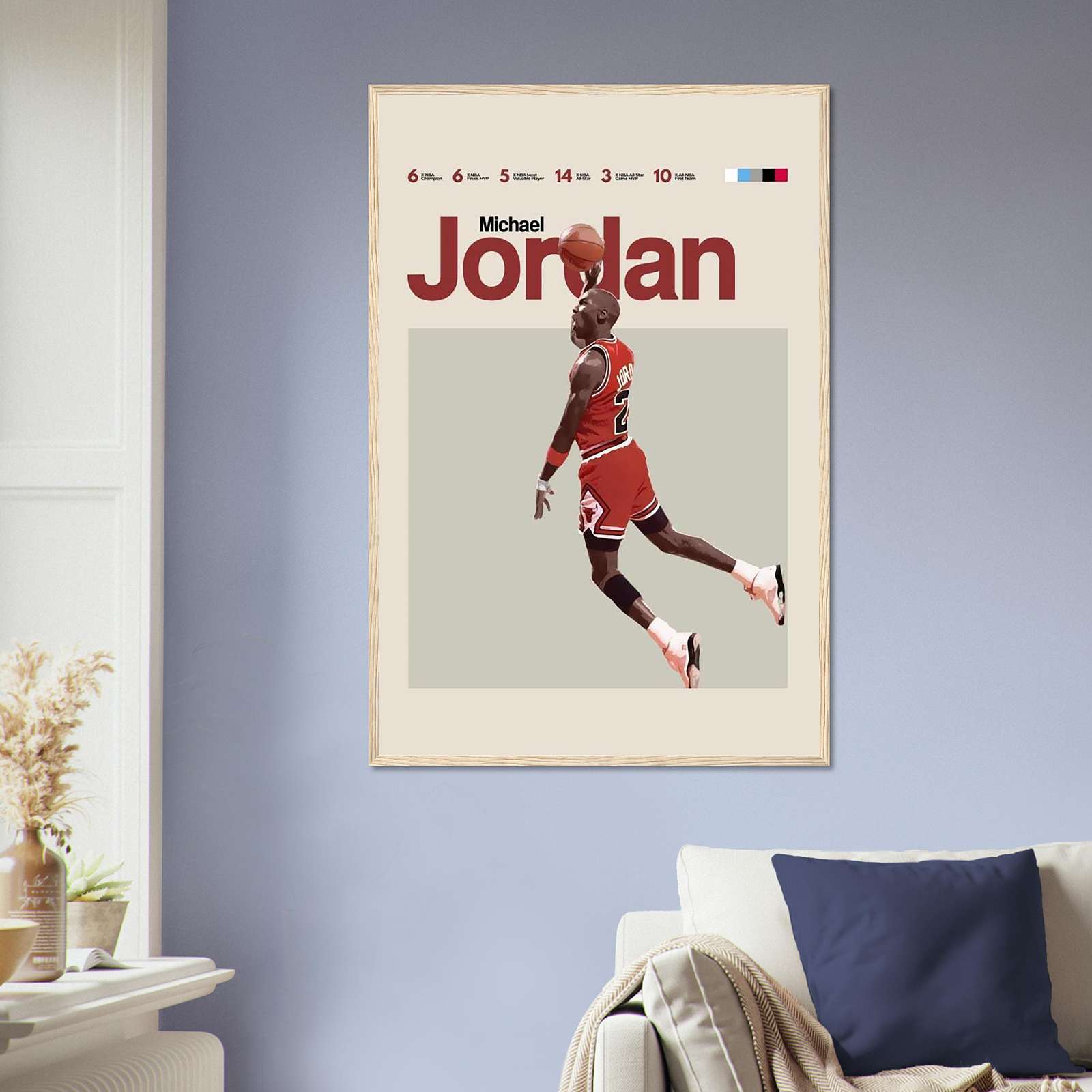 Michael Jordan Poster, Basketball Legend Poster, Basketball Poster ...