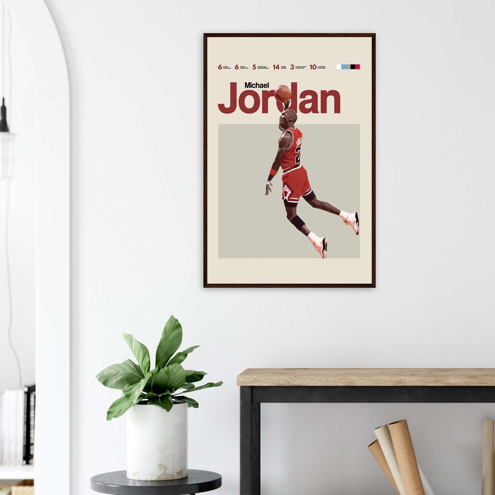 Michael Jordan Poster, Basketball Legend Poster, Basketball Poster ...