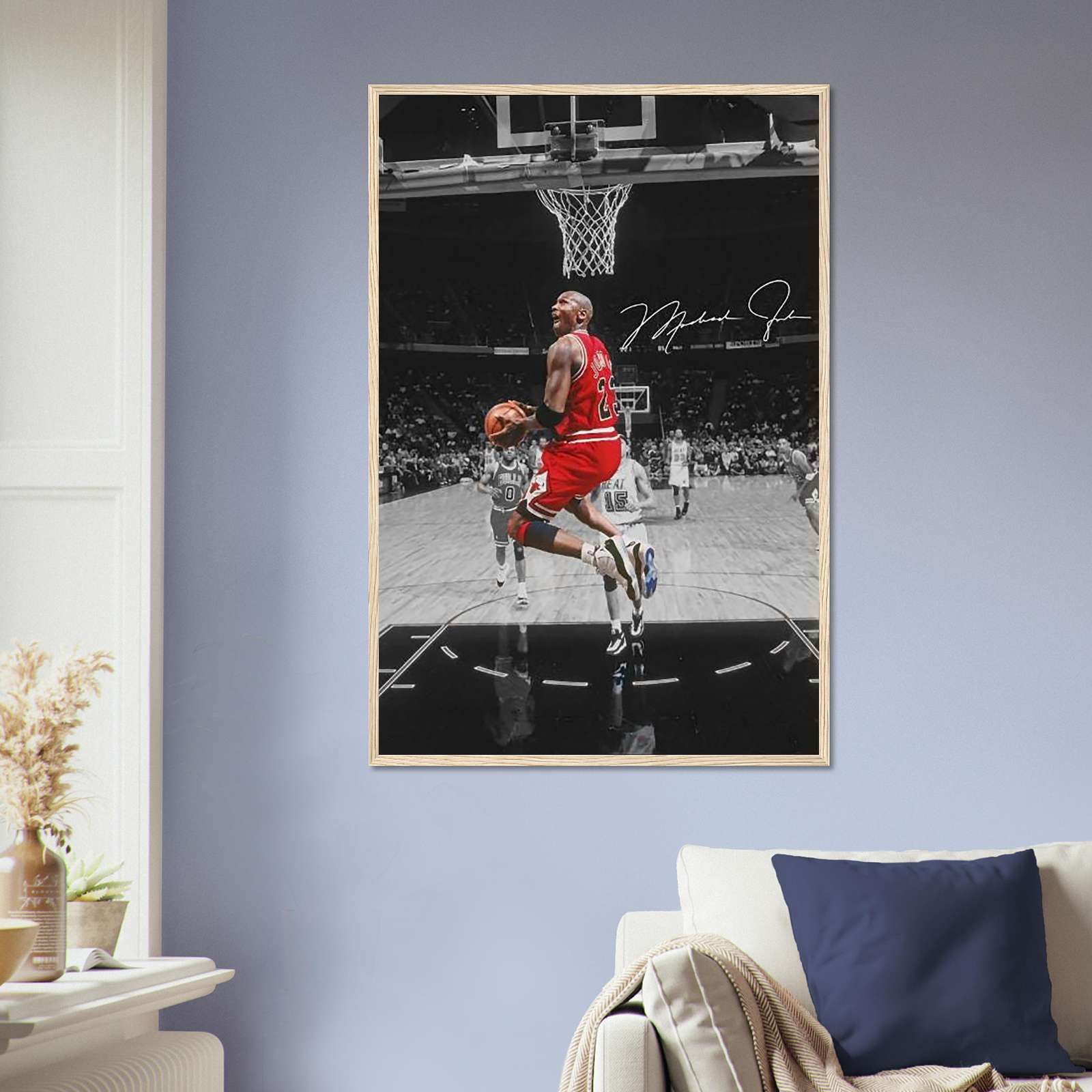 Michael Jordan Poster, Basketball Player Poster, Sports Poster, Full ...