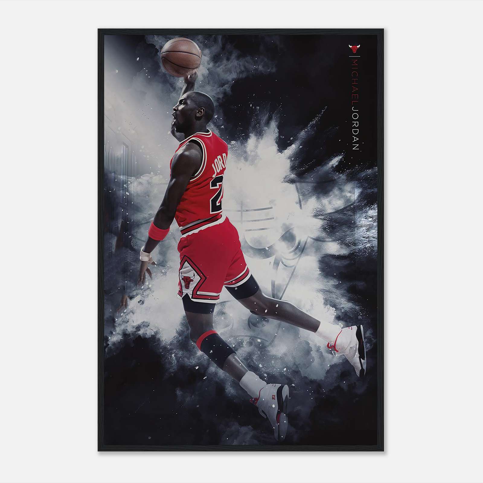 Michael Jordan Poster, Basketball Poster, Basketball Player Poster ...