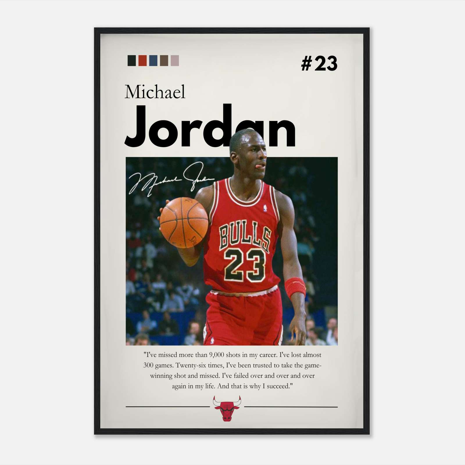 Michael Jordan Poster, Basketball Poster, Sports Poster, Full-Size ...