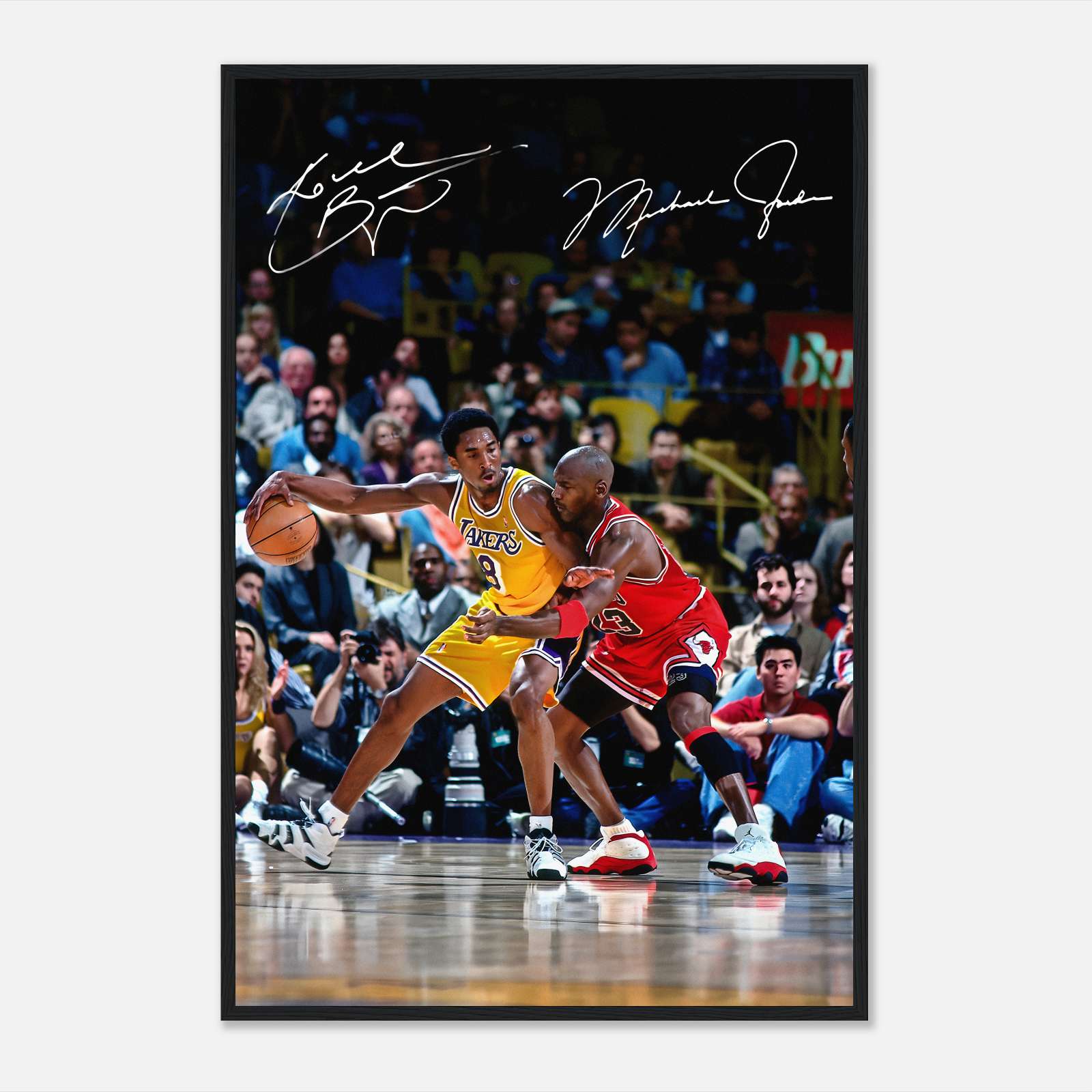 Michael Jordan Poster, Kobe Bryant Poster, Michael Jordan Guarding Kobe ...