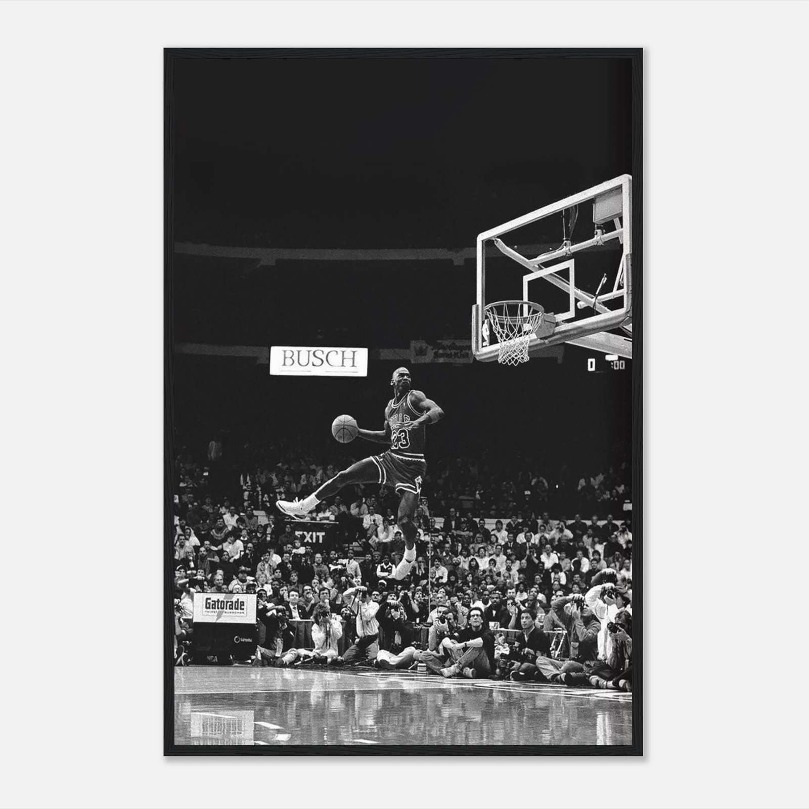 Michael Jordan Poster, Michael Jordan Dunk Poster, Basketball Poster ...