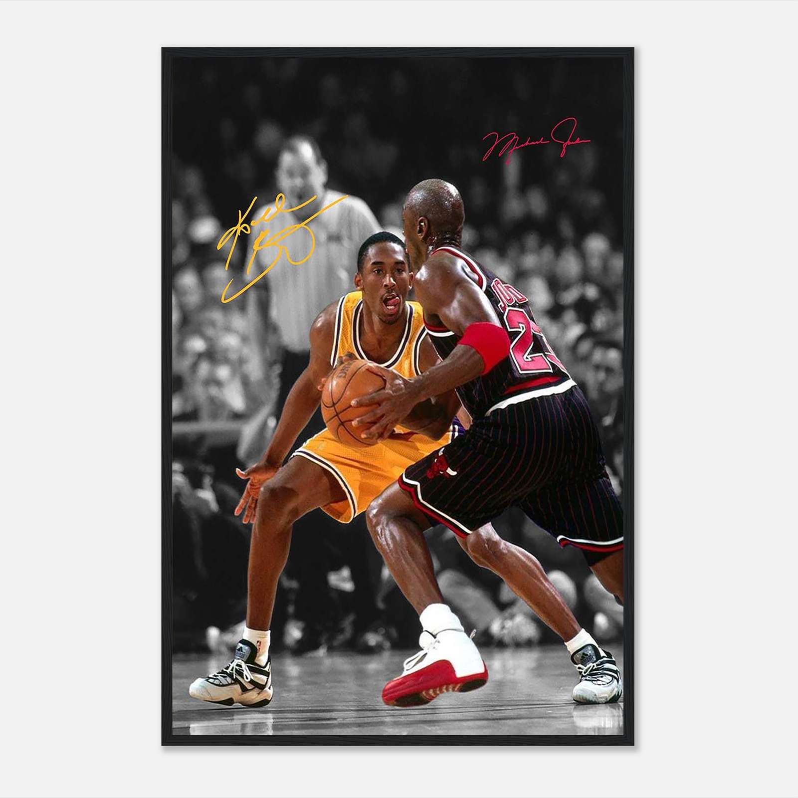 Michael Jordan Vs Kobe Bryant Poster, Michael Jordan Poster, Kobe ...