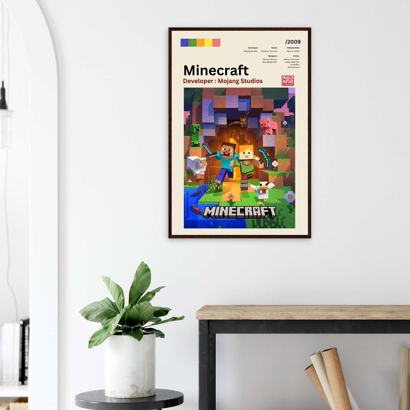 Minecraft Poster, Minecraft Movie, Video Game Poster, Game Poster, Full ...