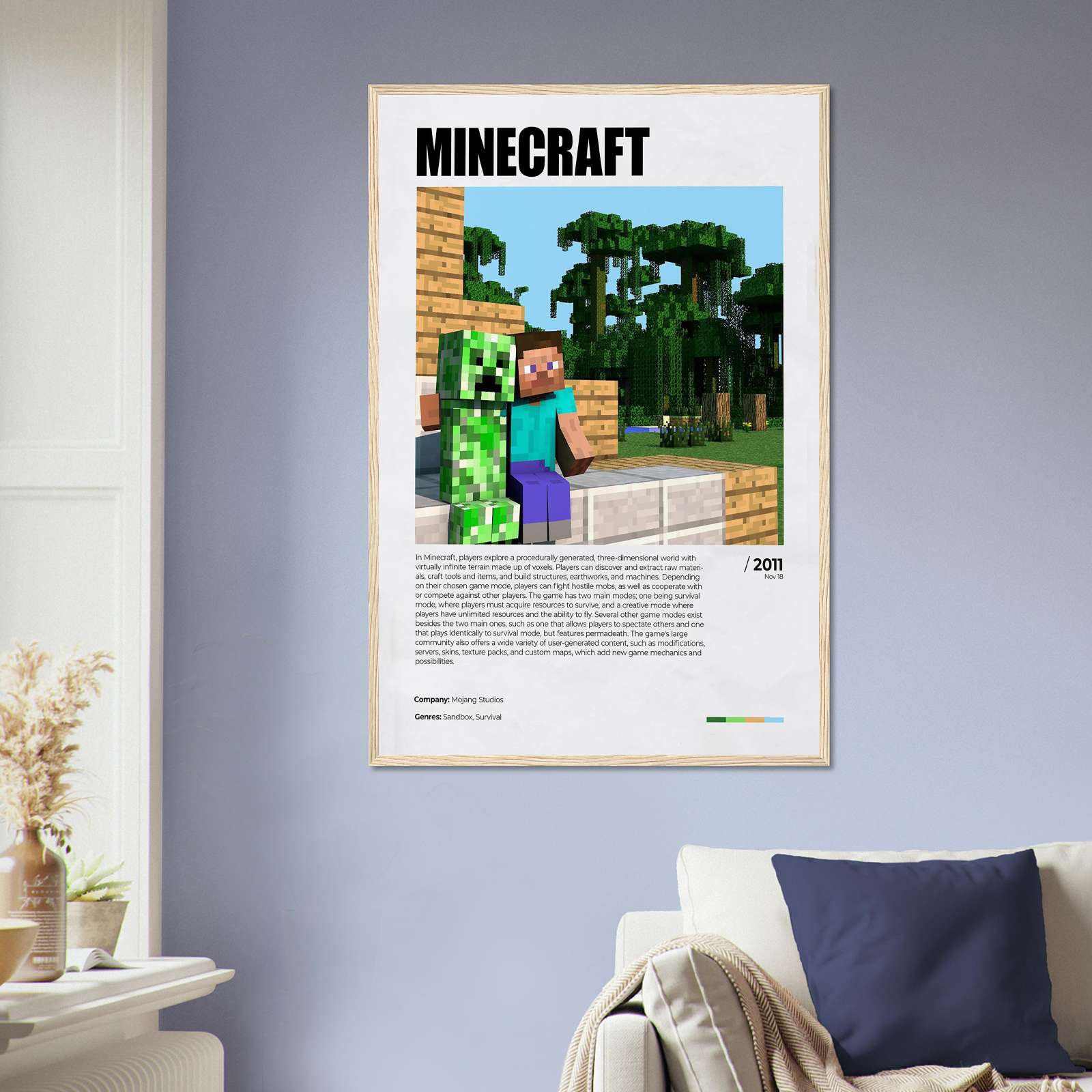 Minecraft Trial Game Poster, Gaming Poster, Full-Size Poster, Ready to ...