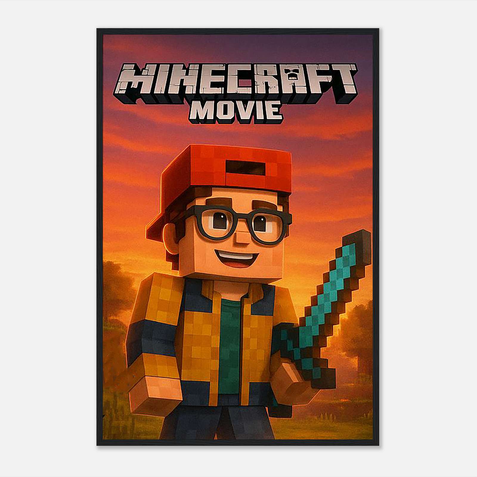 Minecraft Trial Movie Poster, Minecraft Trial Game Poster, Video Game ...