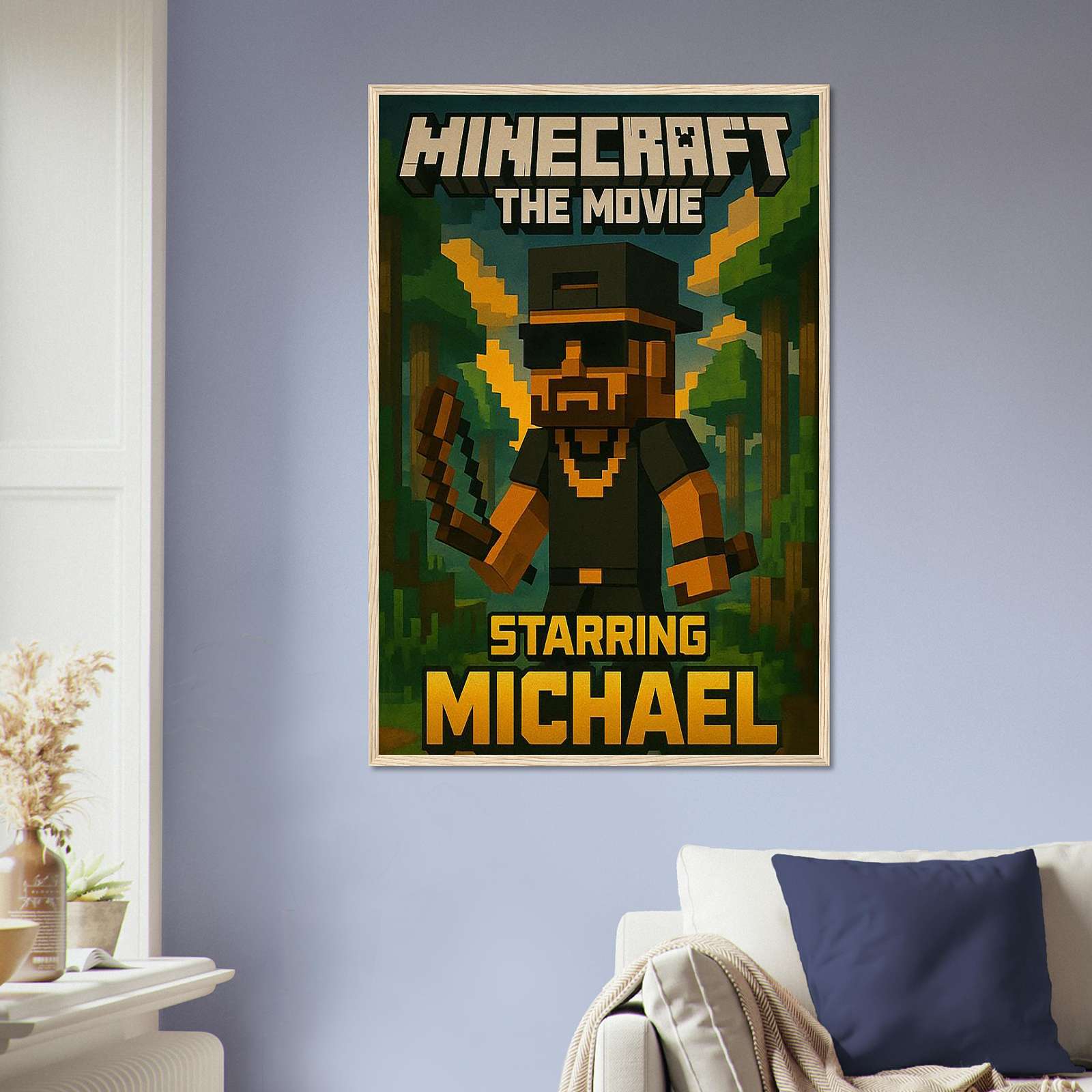 Minecraft Trial Movie Poster, Minecraft Trial Game Poster, Video Game ...