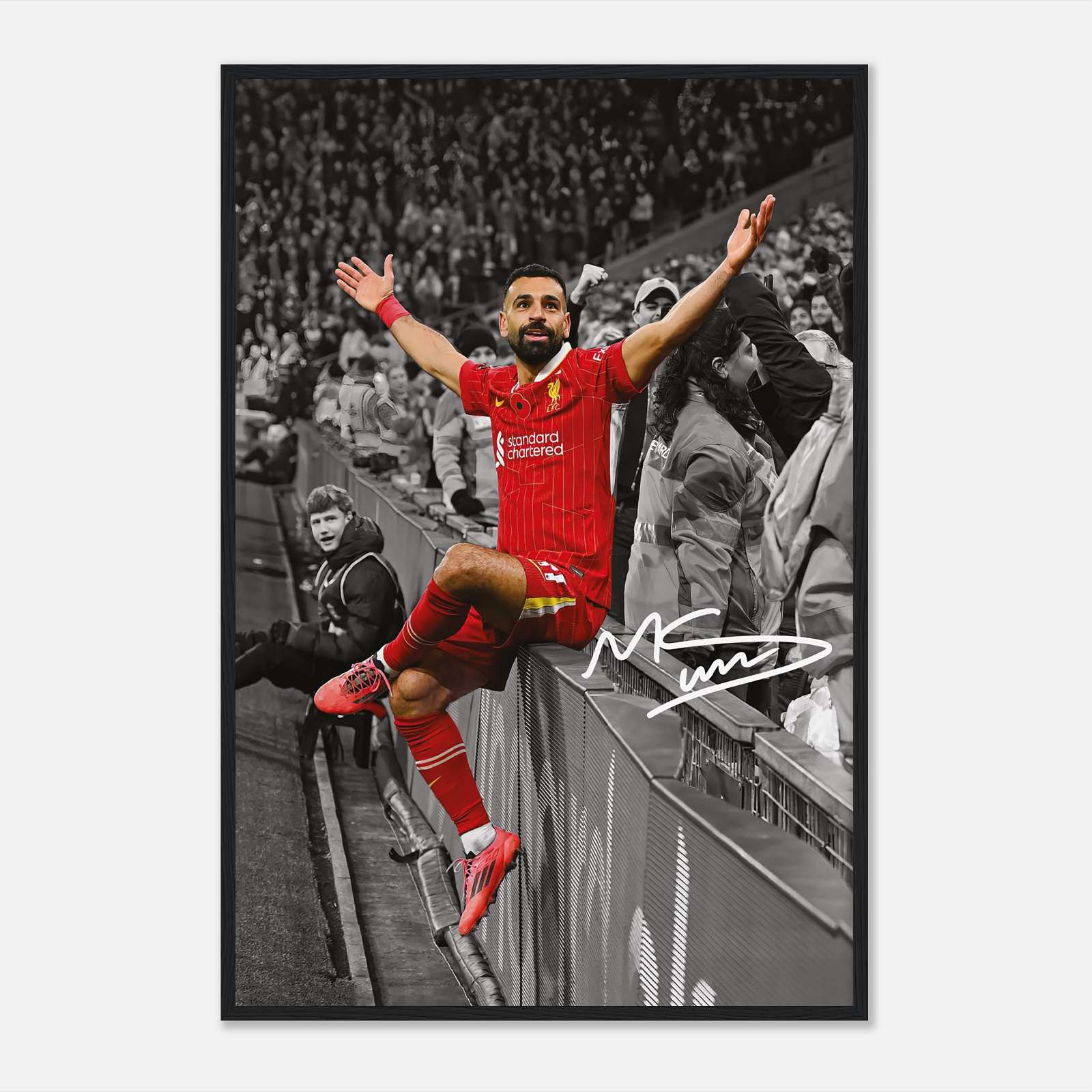 Mohamed Salah Poster, Football Player Poster, Sports Poster, Full-Size ...