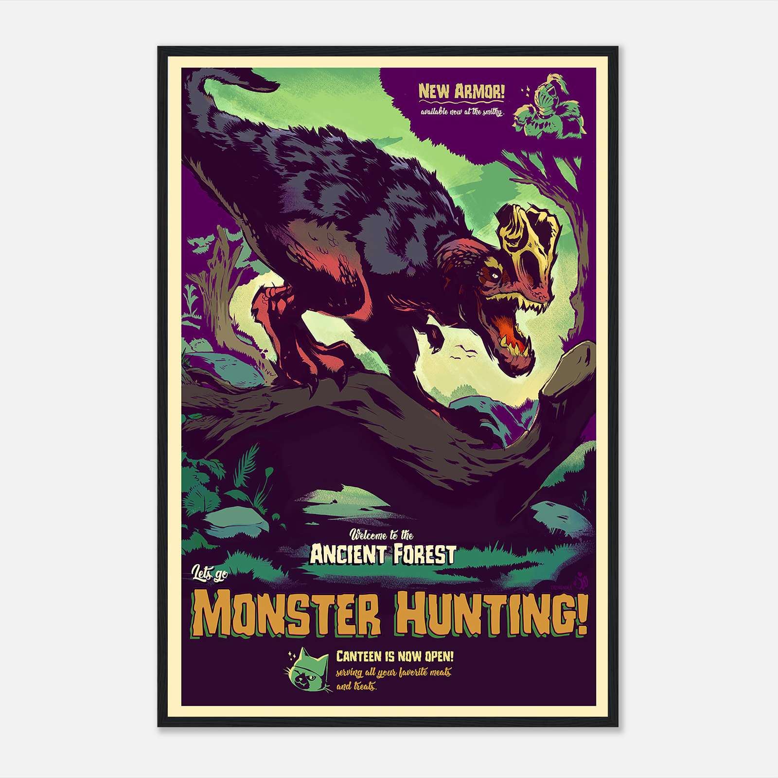 Monster Hunter Poster, Game Poster, Video Game Poster, Gaming Poster ...