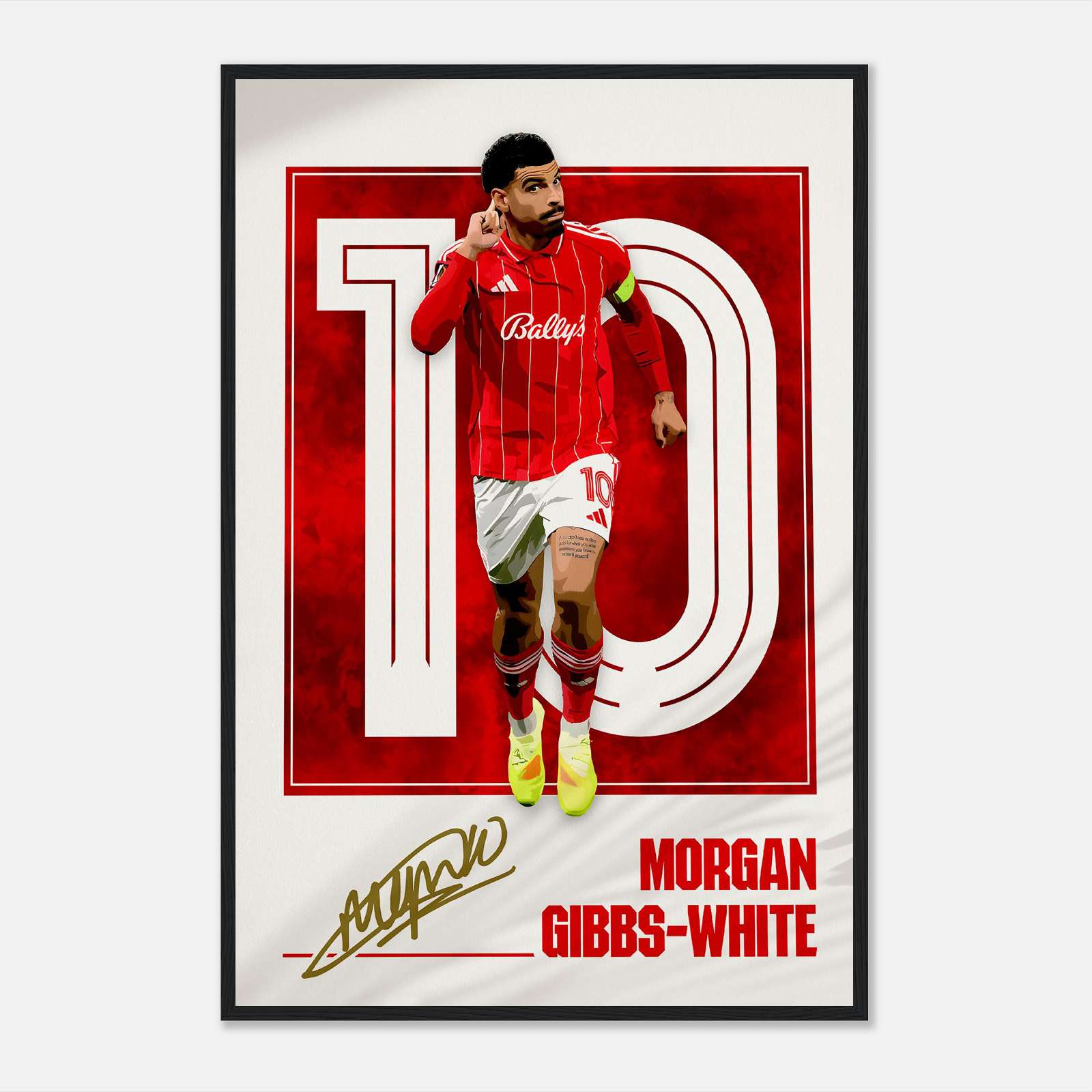 Morgan Gibbs White Poster, Football Player Poster, Football Poster ...