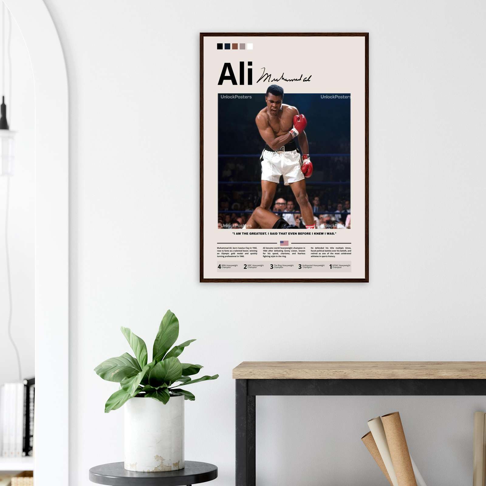 Muhammad Ali Poster, Boxing Poster, Boxing Legend Poster, Sports Poster ...