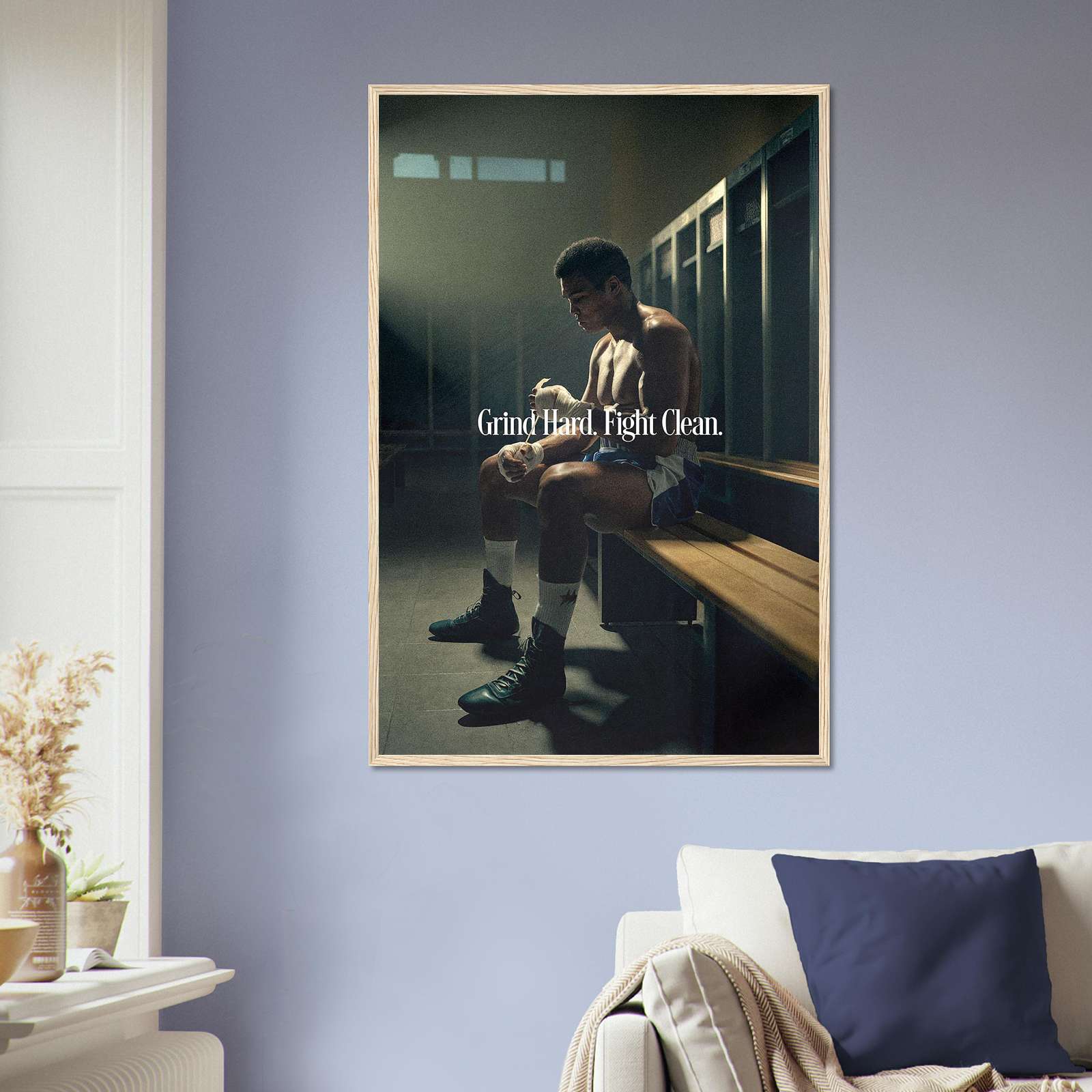 Muhammad Ali Poster, Muhammad Ali Motivational Boxing Poster, Full-Size Poster, Ready to Hang ...