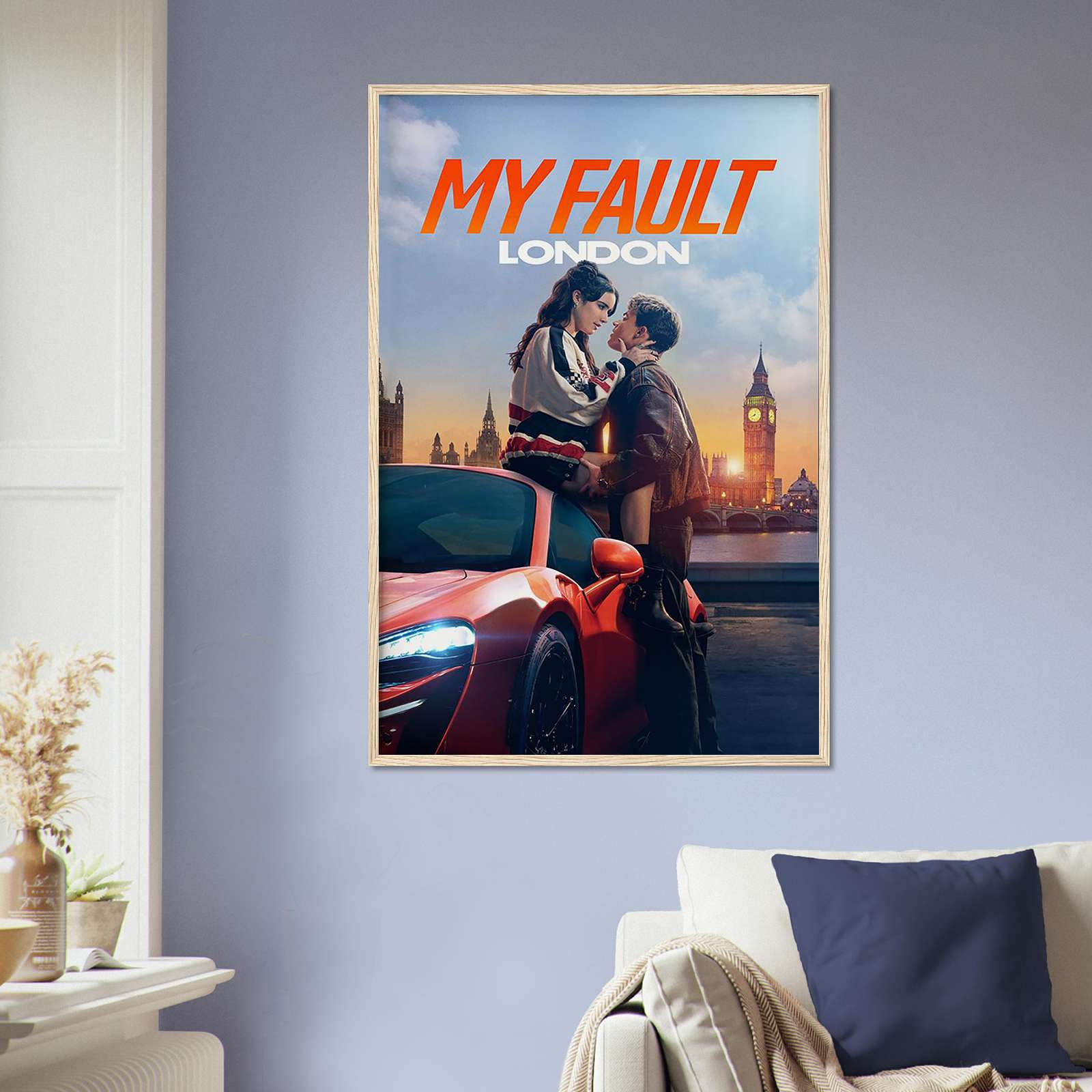 My Fault London Movie Poster, 2025 Movie Poster, Full-Size Poster ...