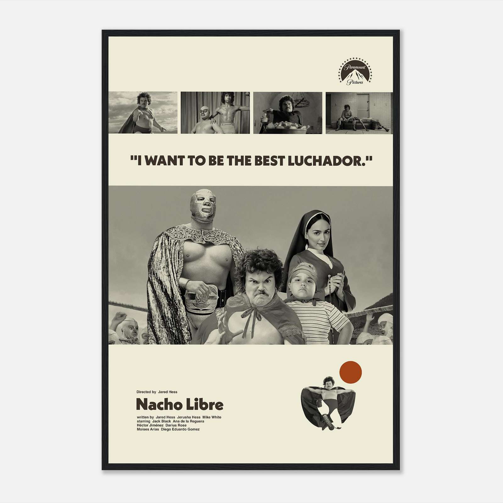 Nacho Libre Movie Poster, Nacho Libre Film Poster, Vintage Movie Poster ...