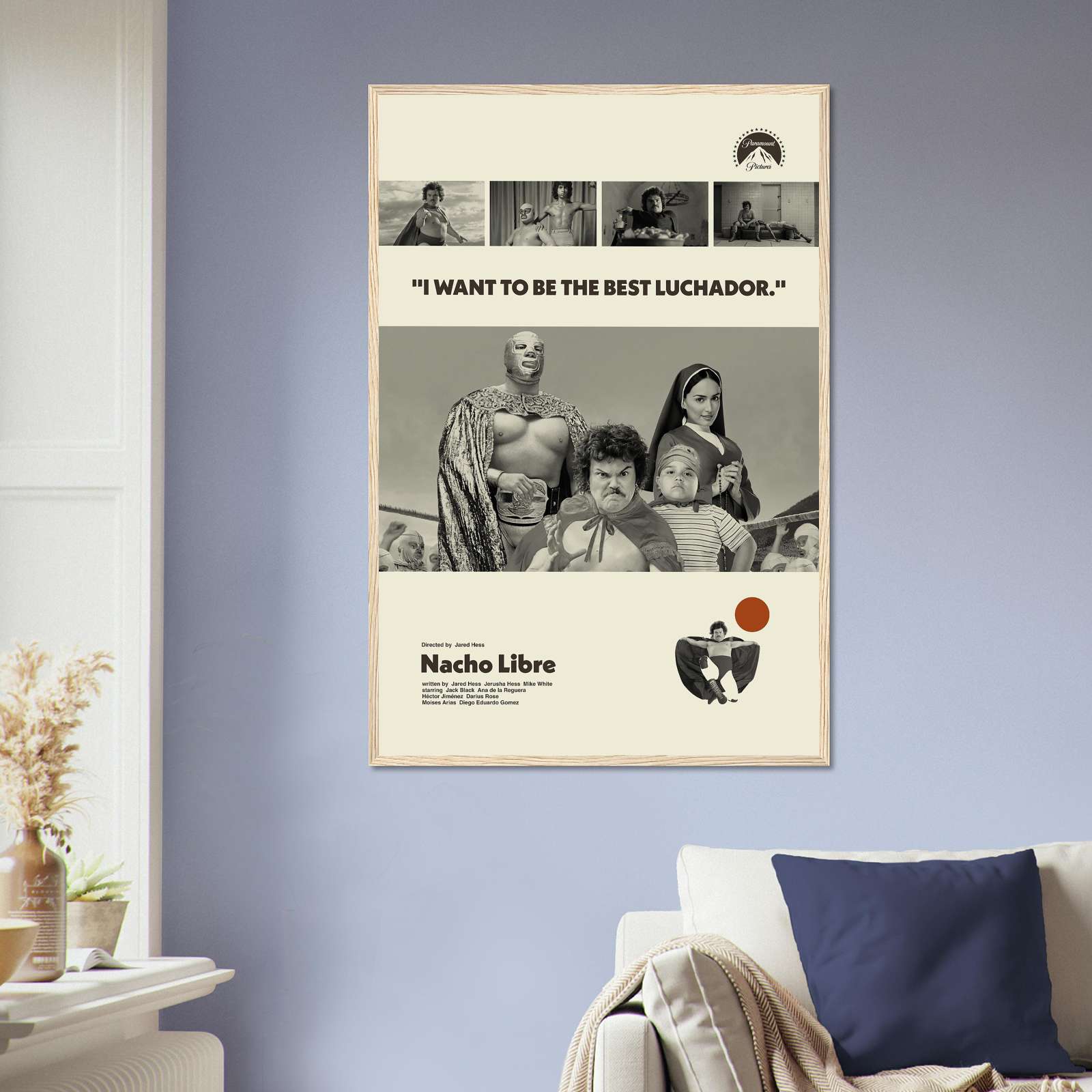 Nacho Libre Movie Poster, Nacho Libre Film Poster, Vintage Movie Poster ...