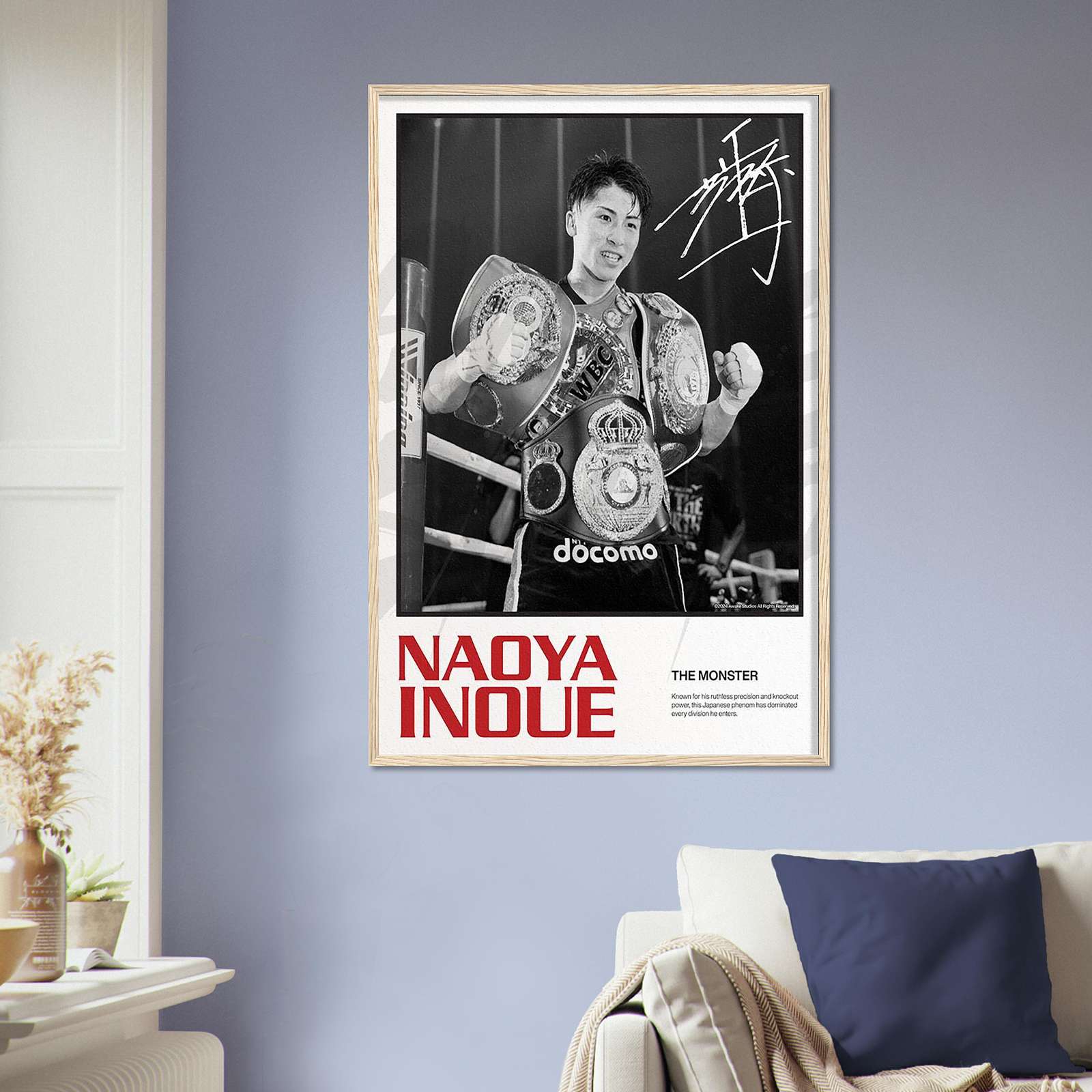Naoya Inoue Poster, Boxing Poster, Sports Poster, Boxing Fighter Poster ...