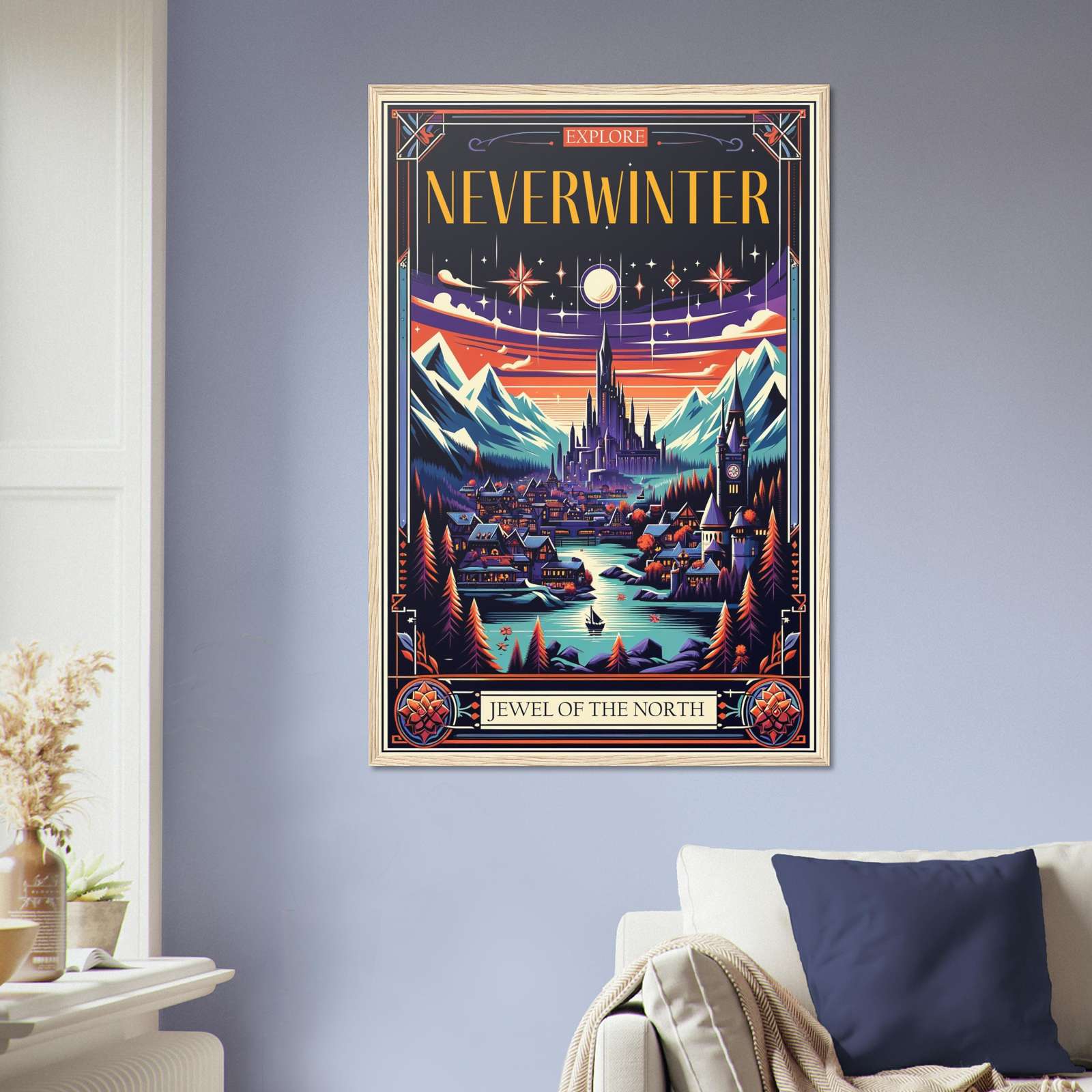 Neverwinter Poster, Rpg Gaming Poster, Video Game Poster, Full-Size ...