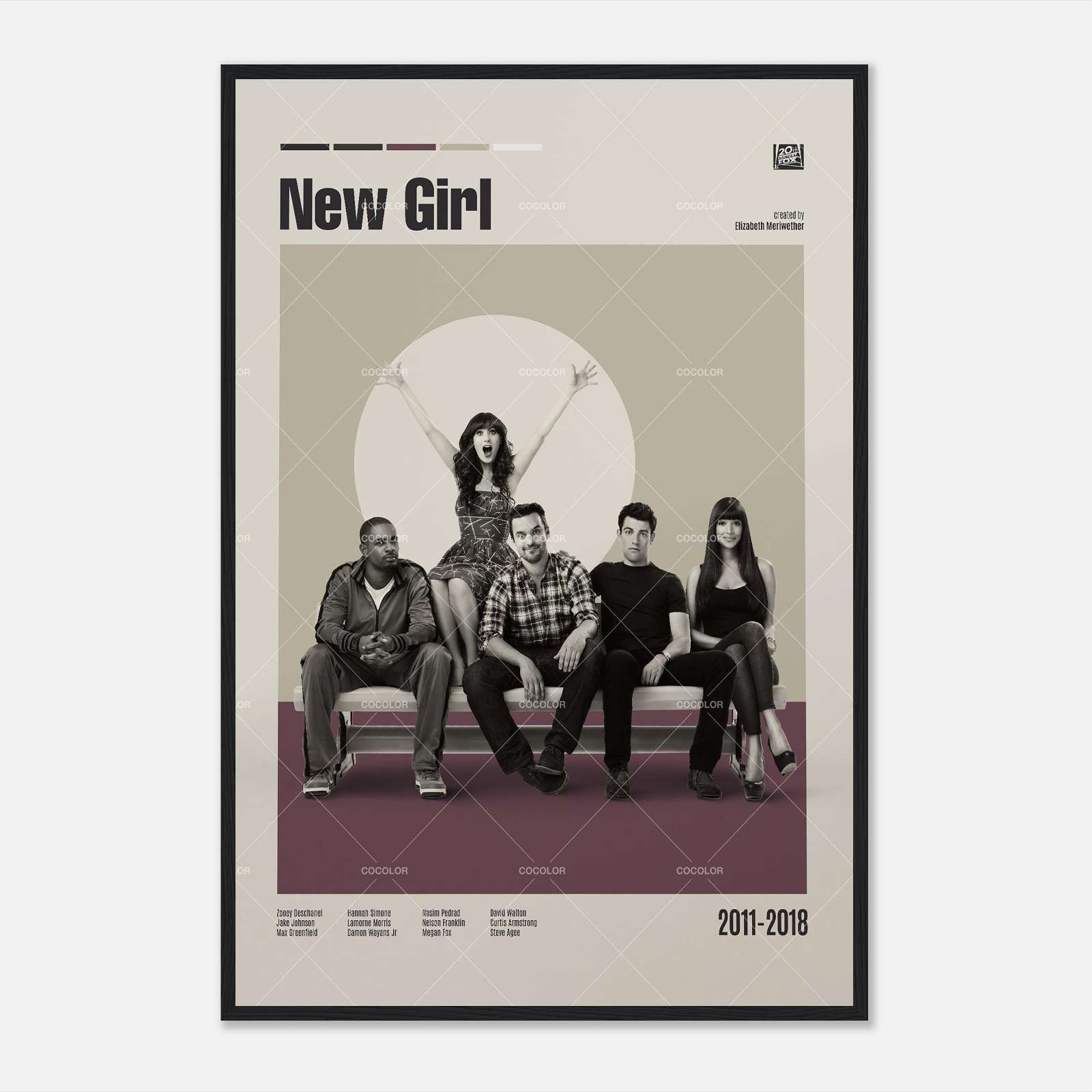 New Girl Tv Series Poster, New Girl Tv Show Poster, Full-Size Poster ...