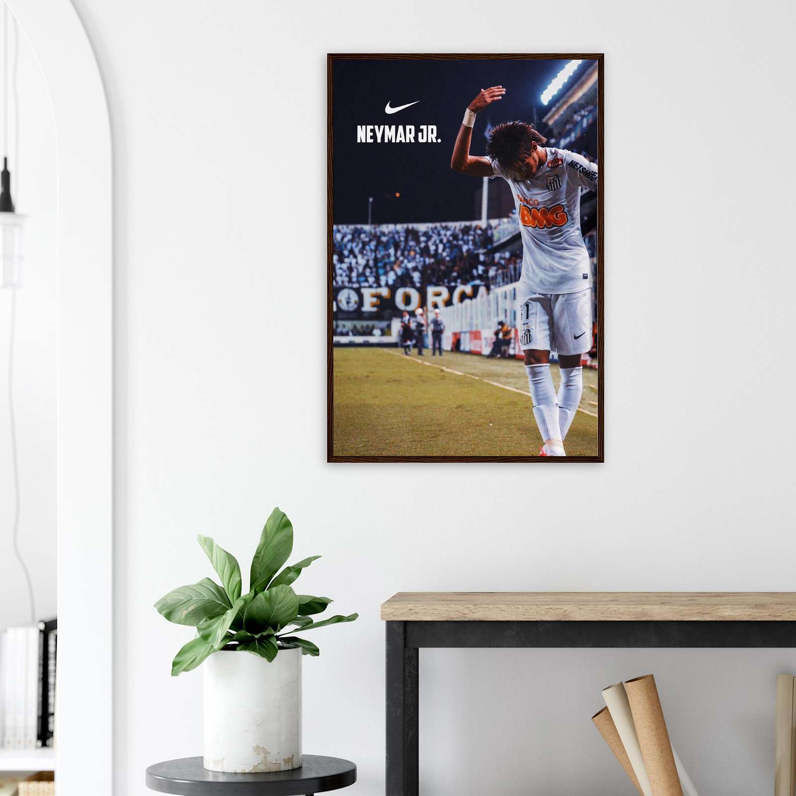 Neymar Poster, Neymar Jr. X Santos Poster, Football Poster, Sports ...
