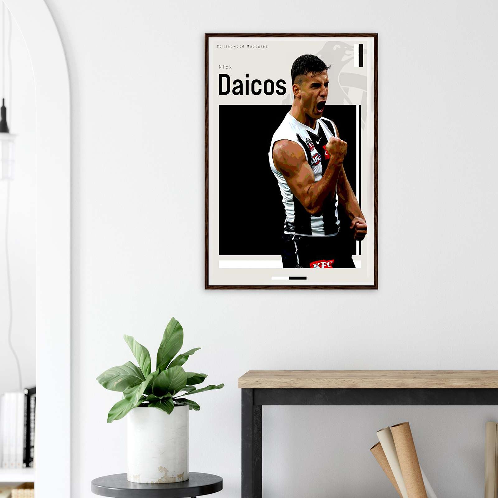 Nick Daicos Poster, Sports Poster, Full-Size Poster, Ready to Hang ...