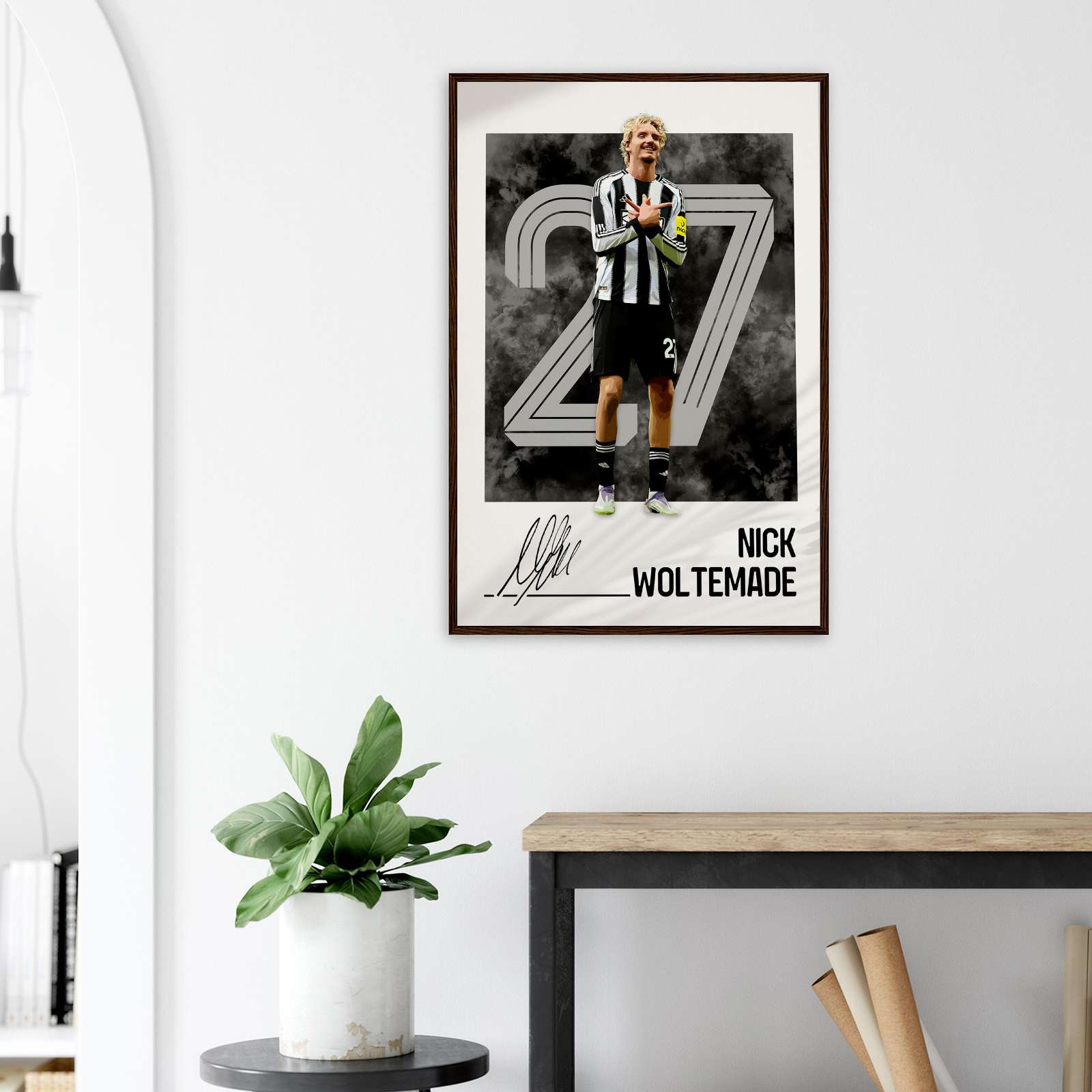 Nick Woltemade Poster, Football Poster, Football Player Poster, Full ...