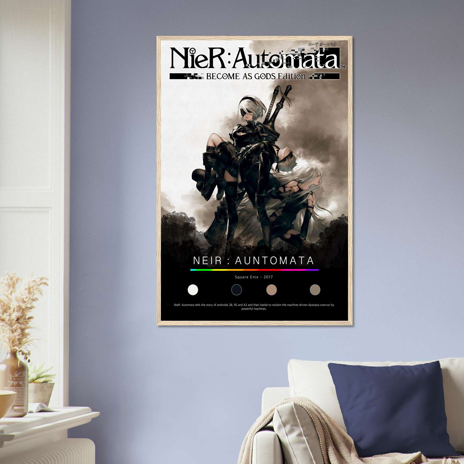 Nier Automata Poster, Nier Automata Game Poster, Video Game Poster ...