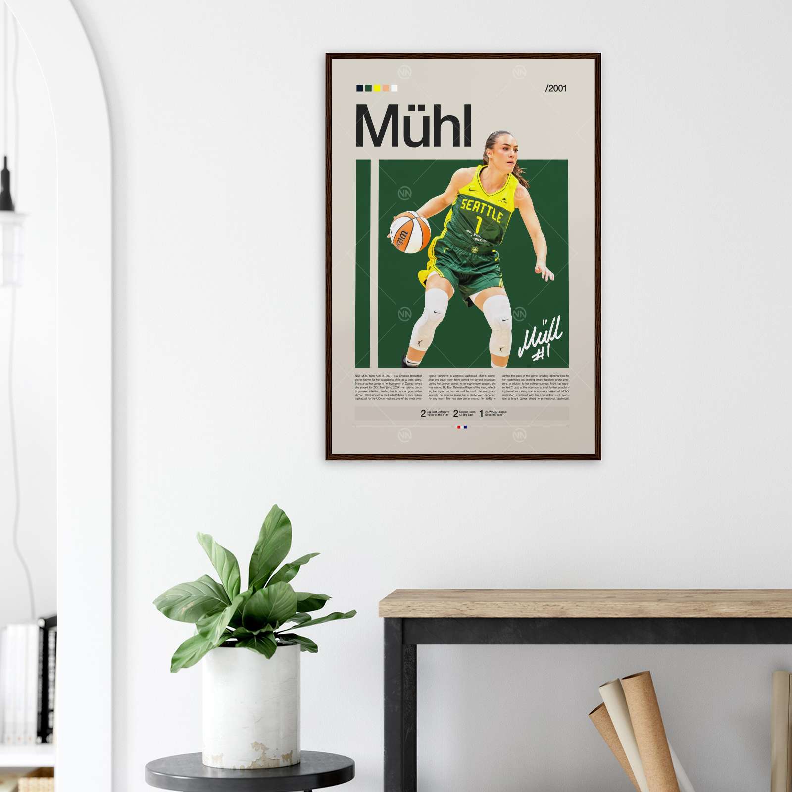 Nika Muhl Poster, Sports Poster, Baseball Player Poster, Full-Size ...