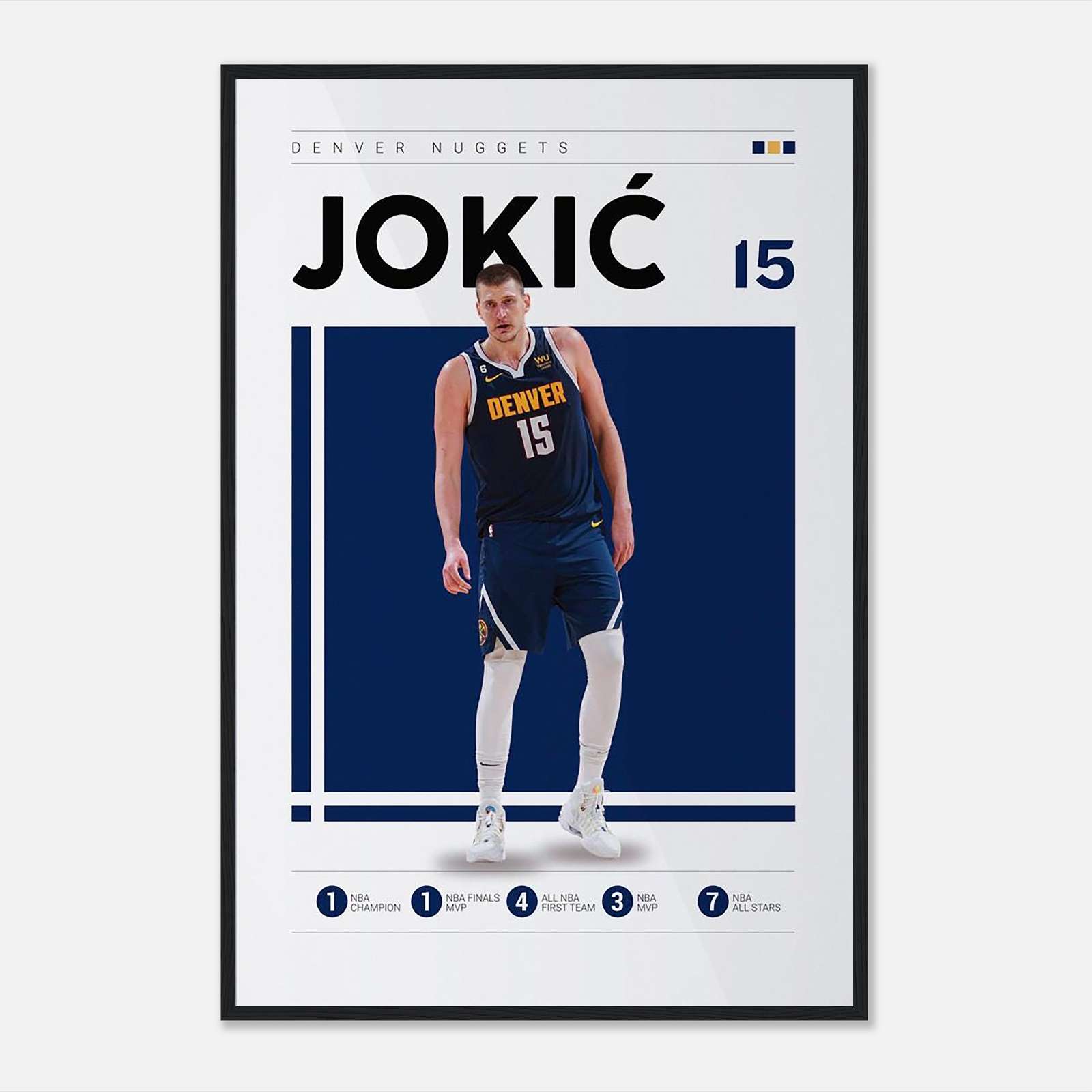 Nikola Jokic Poster, Basketball Poster, Sports Poster, Full-Size Poster ...