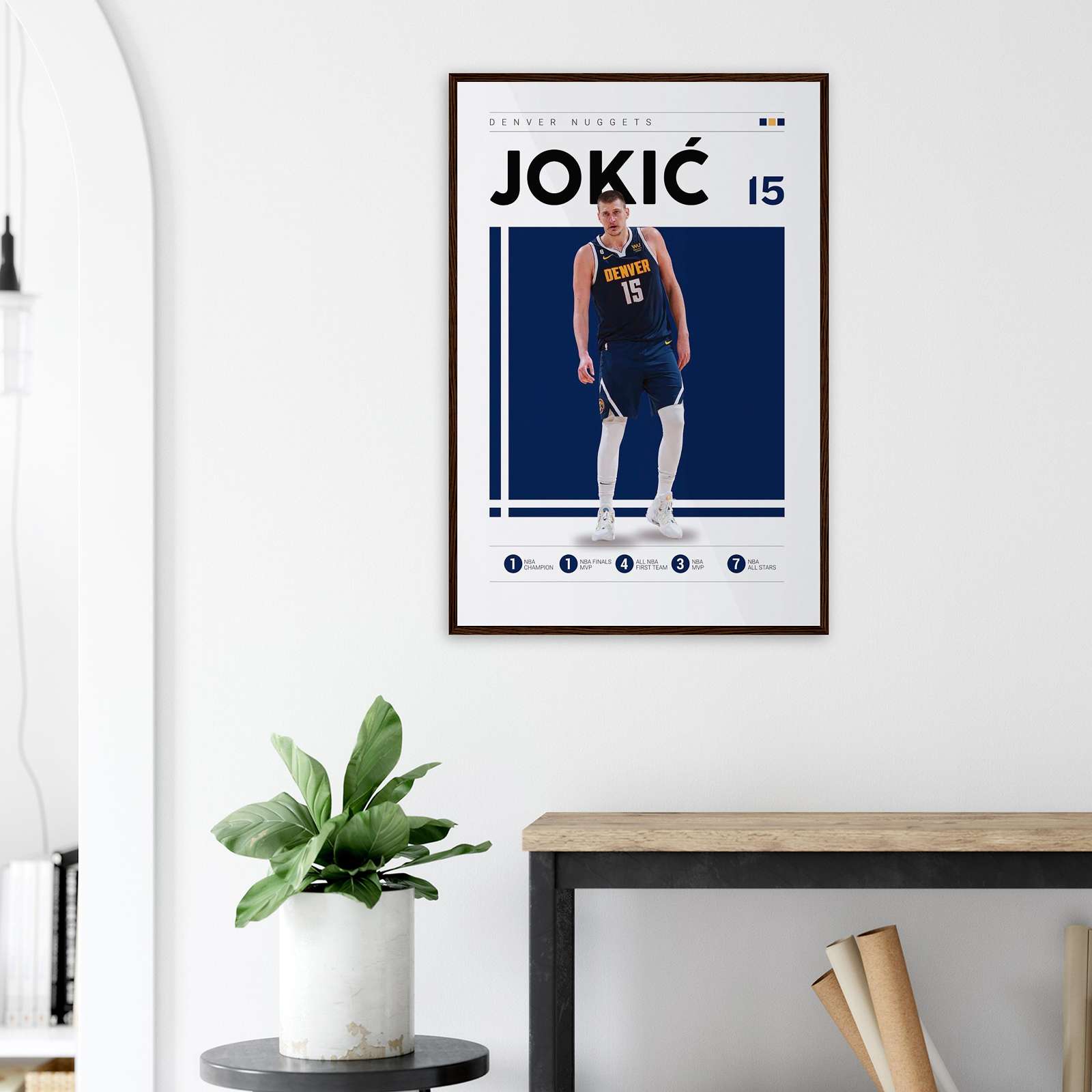 Nikola Jokic Poster, Basketball Poster, Sports Poster, Full-Size Poster ...