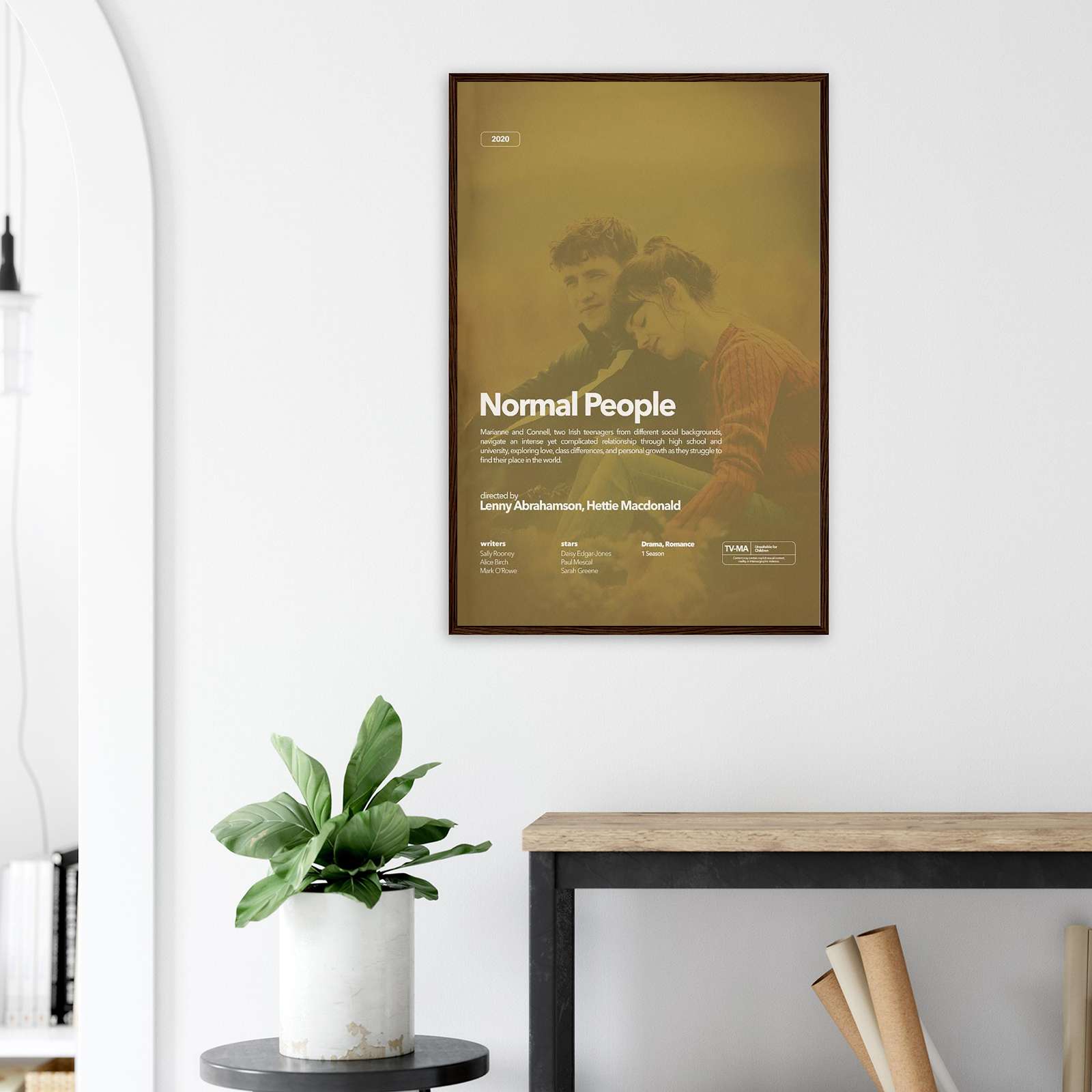 Normal People Tv Series Poster, Cult Classic Movie Poster, Full-Size ...