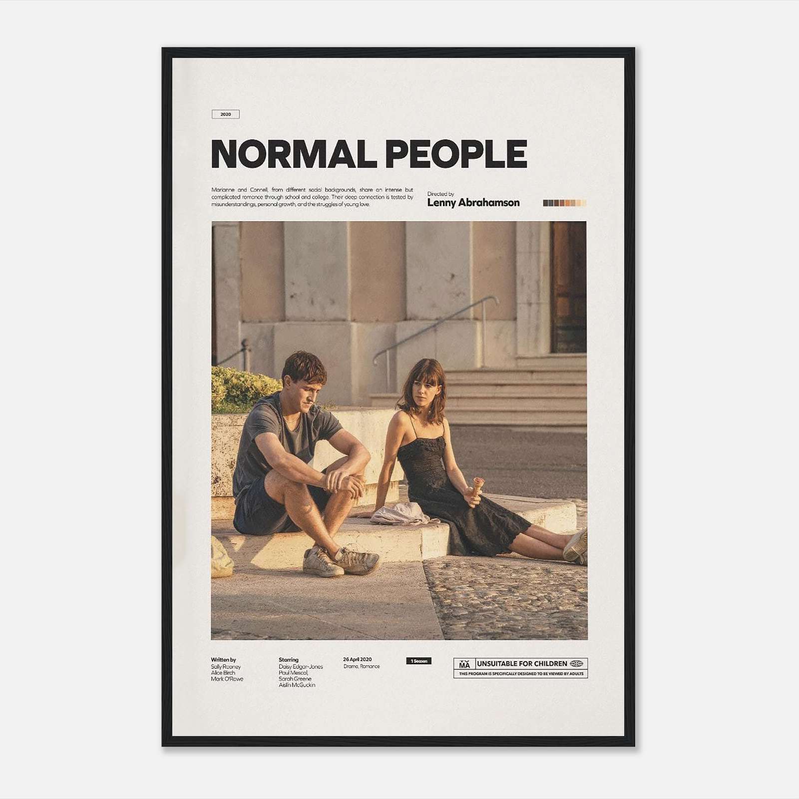 Normal People Tv Series Poster, Glossy Paper Movie Poster, Full-Size ...