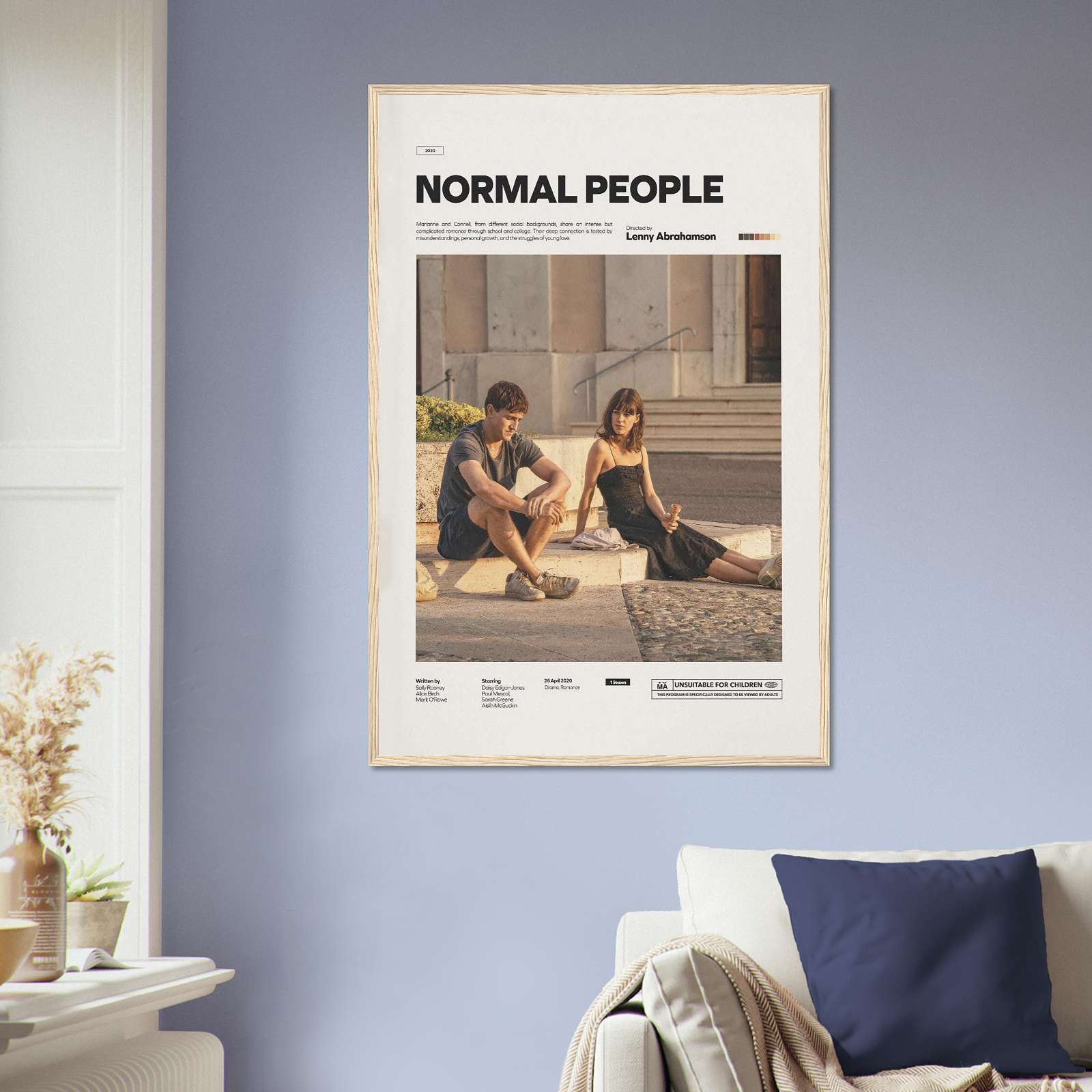 Normal People Tv Series Poster, Glossy Paper Movie Poster, Full-Size ...