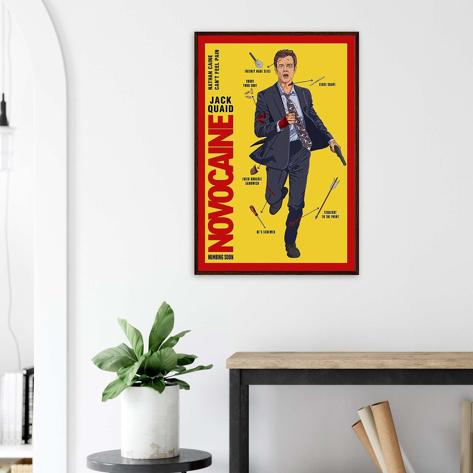 Novocaine Movie Poster, 2025 Movie Poster, Film Poster, Full-Size ...