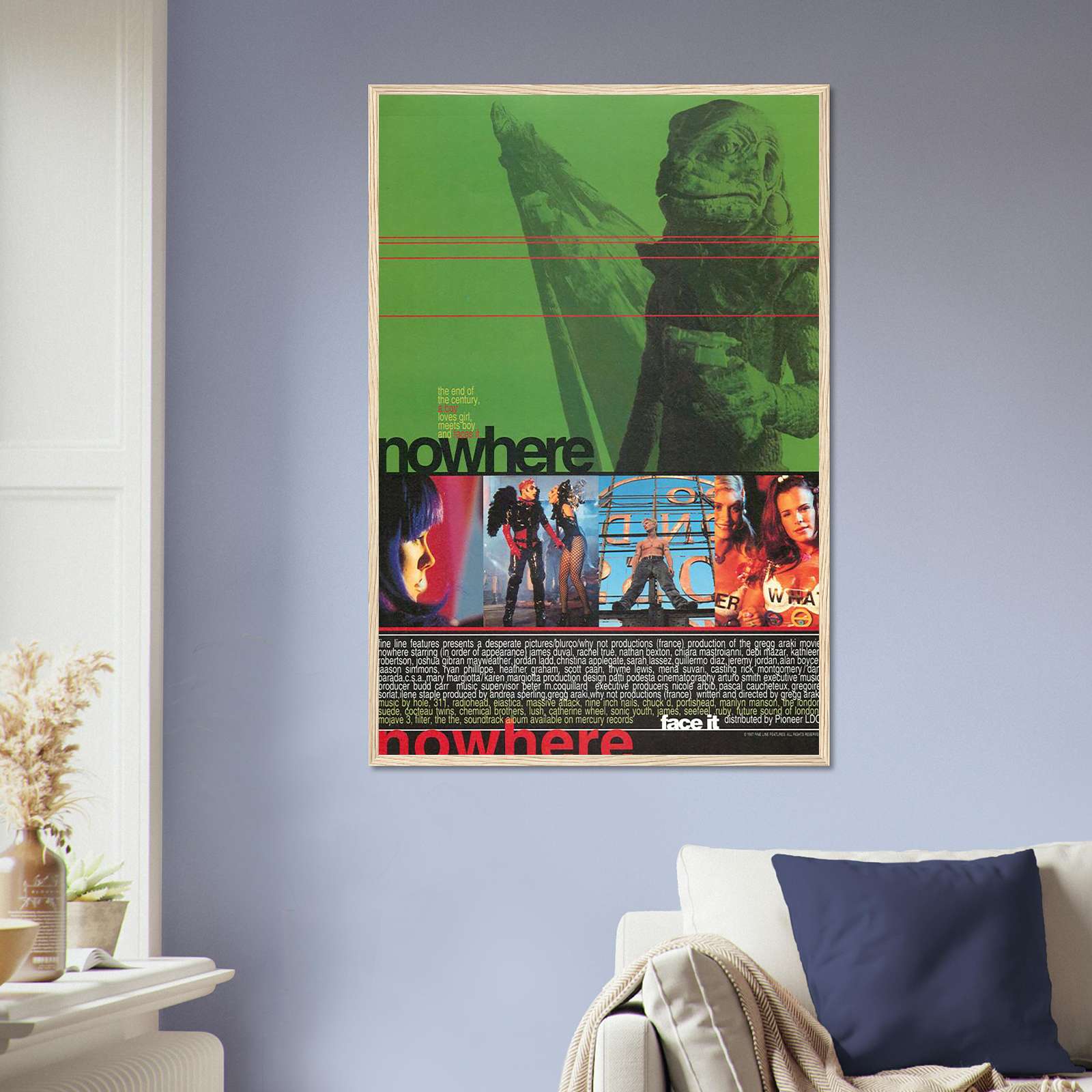 Nowhere Movie Poster, Nowhere Film Poster, Classic Movie Poster, Full ...
