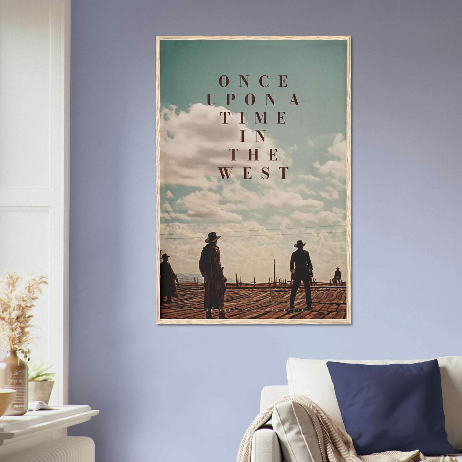 Once Upon A Time In The West Movie Poster, Vintage Movie Poster, Full ...