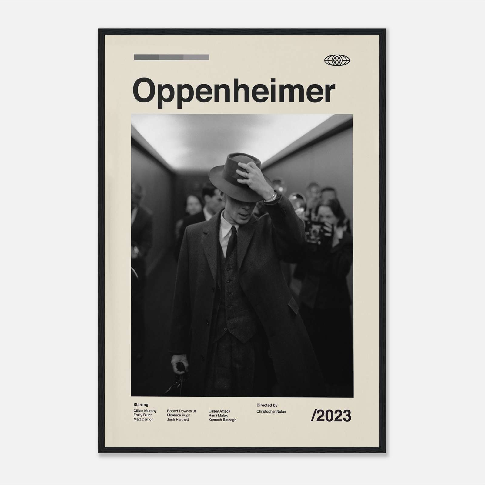 Oppenheimer Movie Poster, Christopher Nolan Cillian Murphy Poster, Full ...