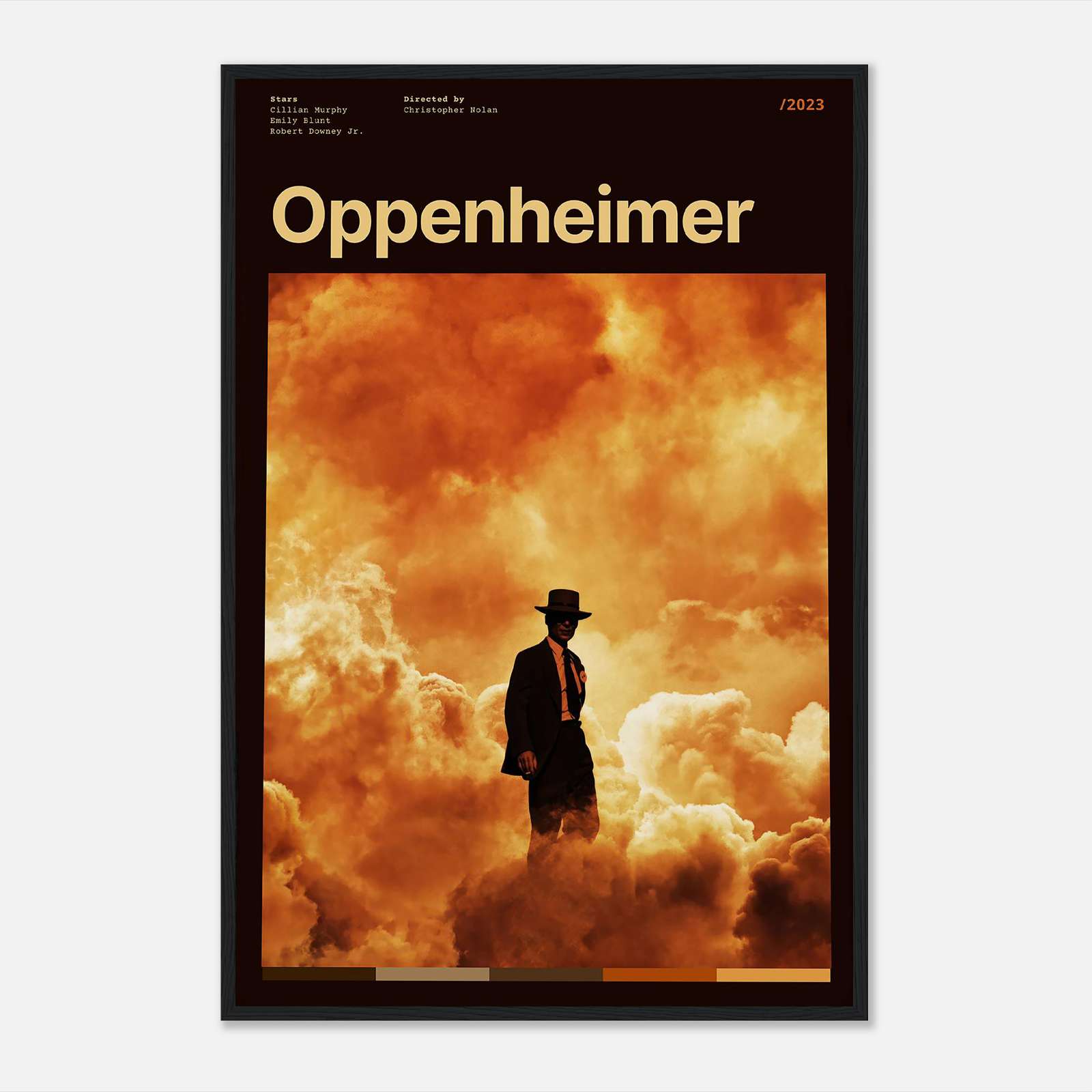 Oppenheimer Movie Poster, Oppenheimer Poster, Christopher Nolan Movie ...