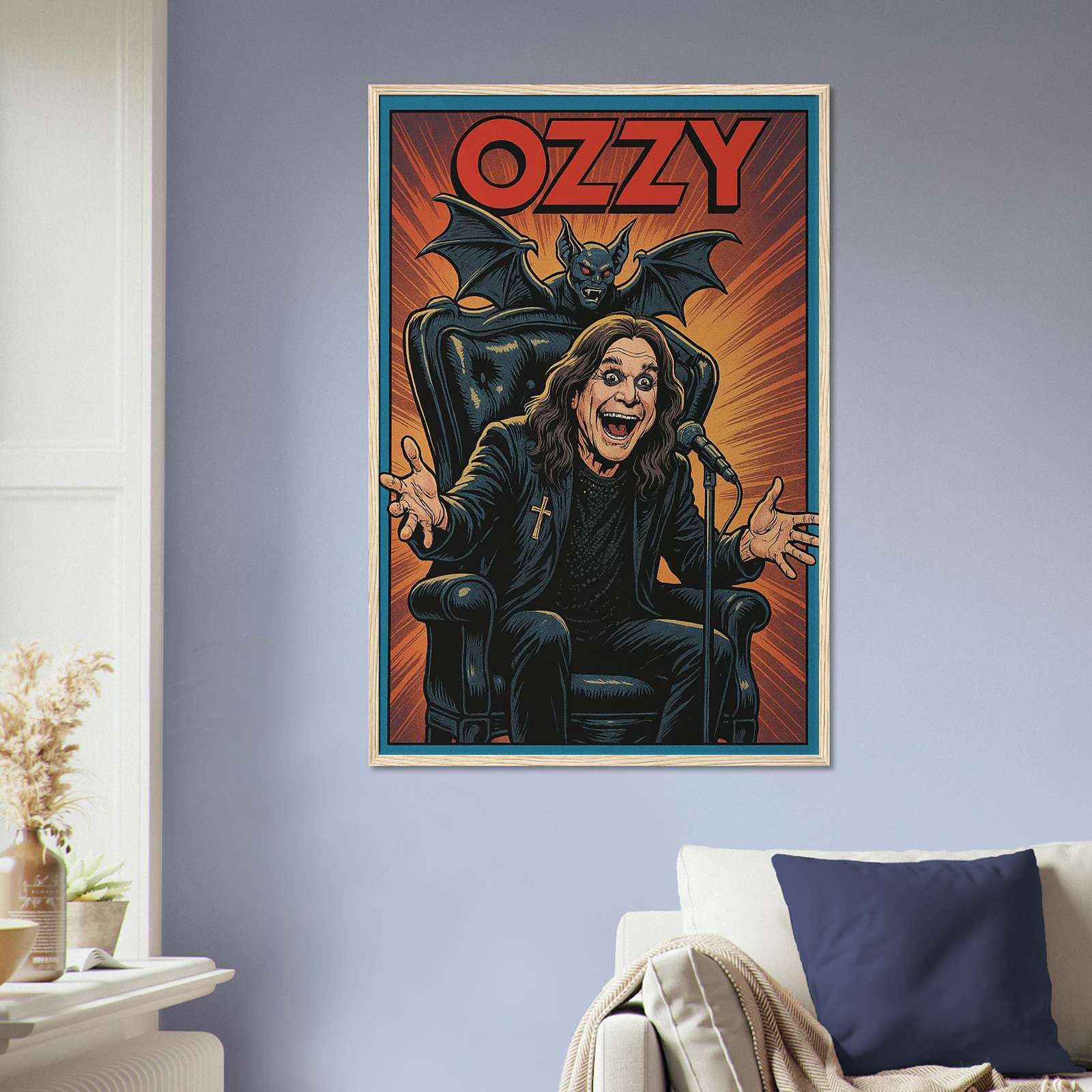 Ozzy Osbourne Poster, Music Poster, Vintage Poster, Full-Size Poster ...