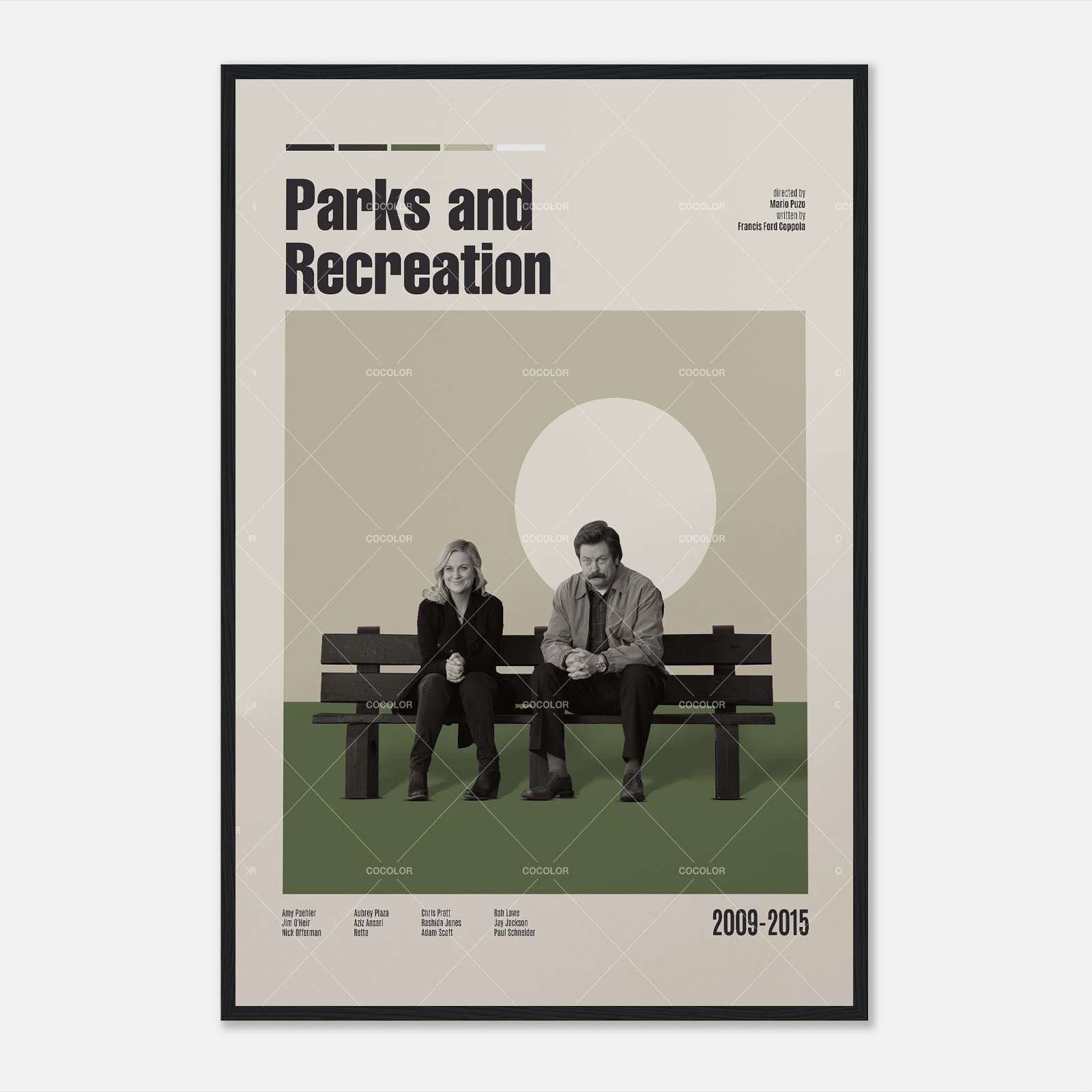 Parks And Recreation Tv Series Poster, Vintage Movie Poster, Full-Size ...