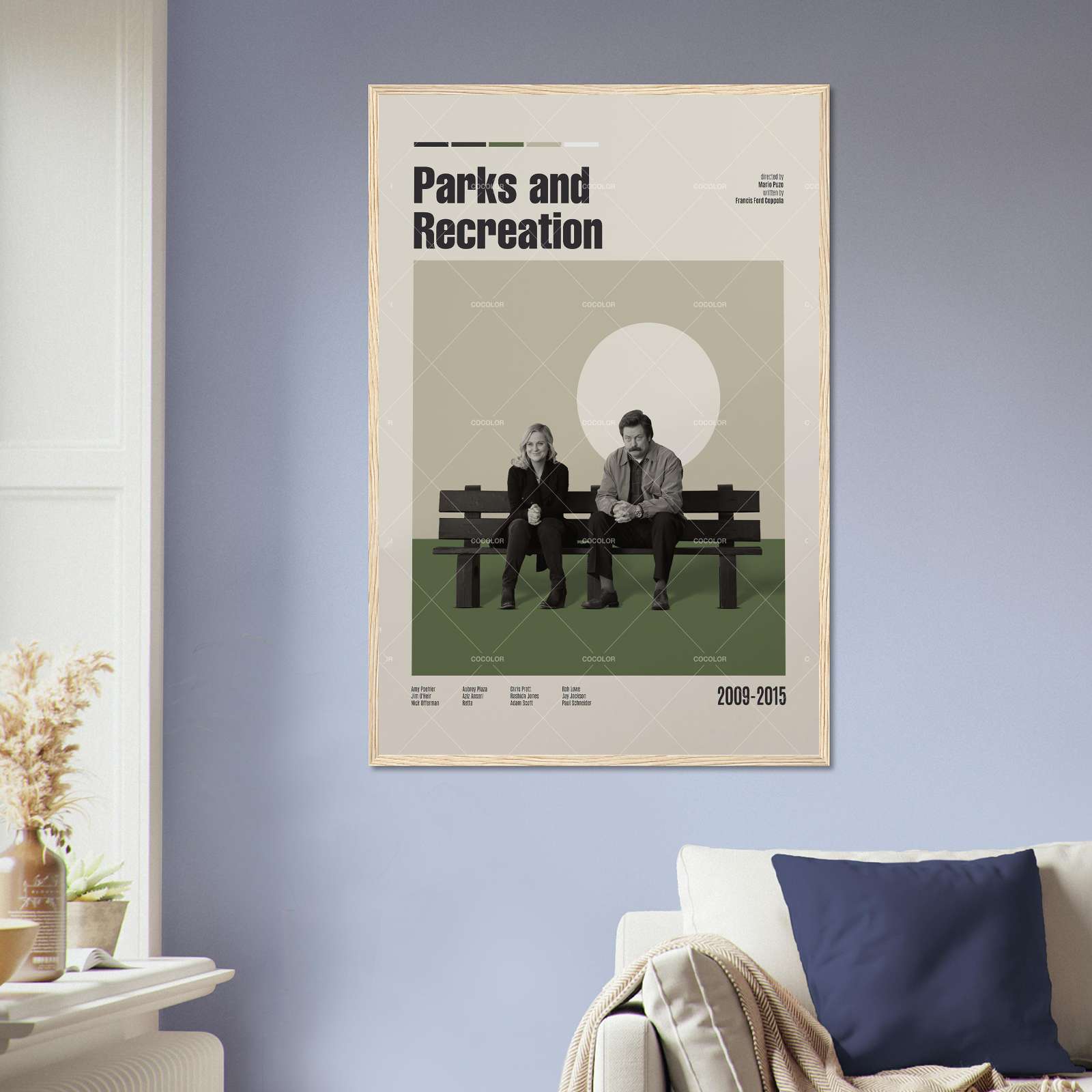 Parks And Recreation Tv Series Poster, Vintage Movie Poster, Full-Size ...