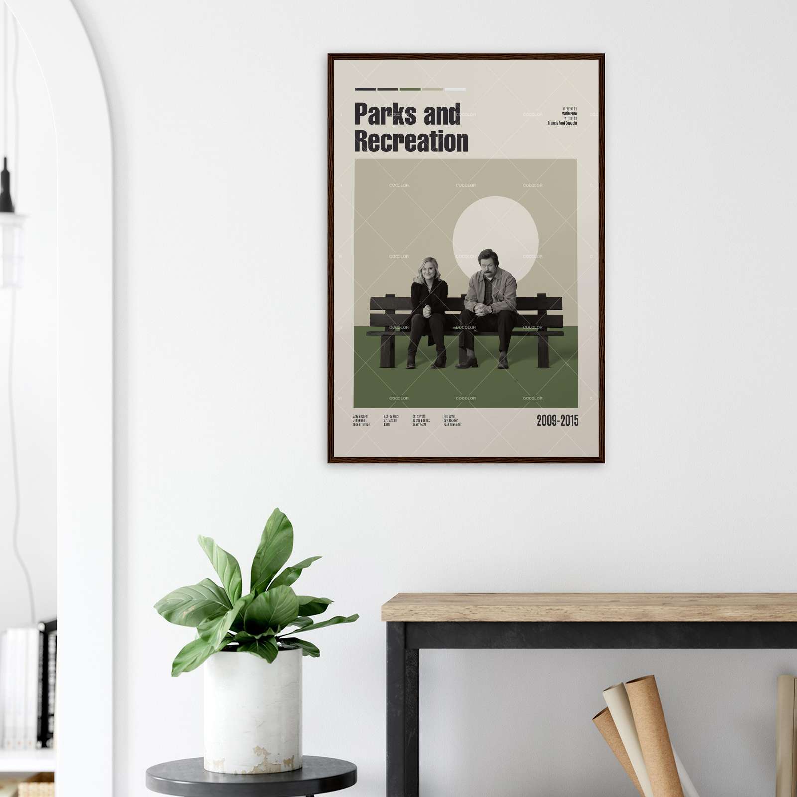 Parks And Recreation Tv Series Poster, Vintage Movie Poster, Full-Size ...
