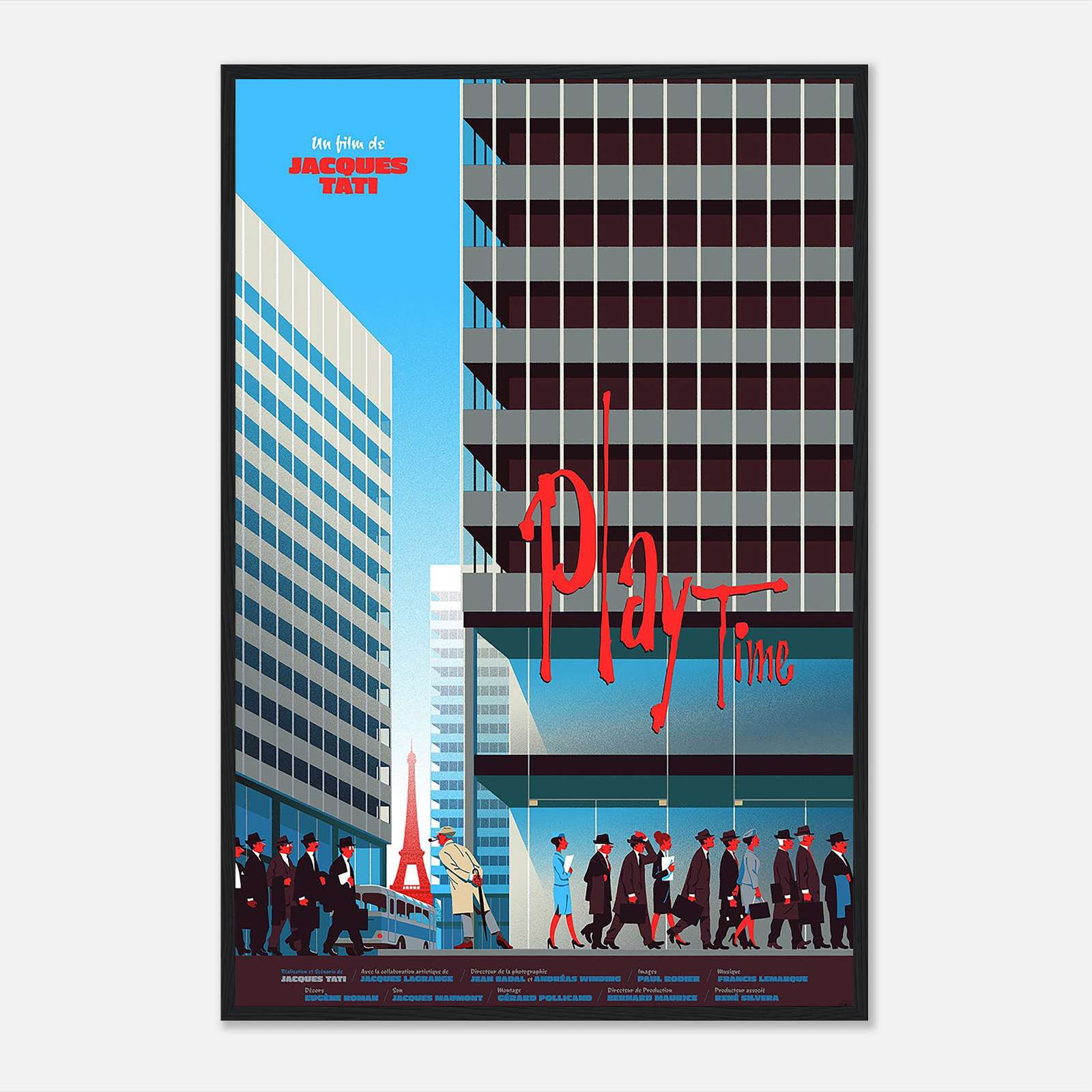 Playtime Movie Poster, Full-Size Movie Poster, Ready to Hang - Citiesbox