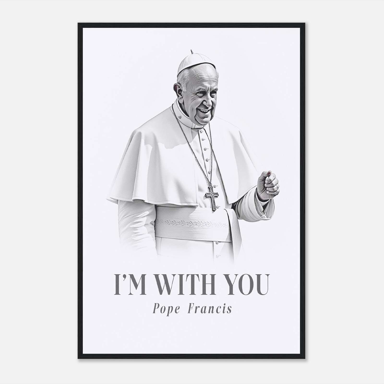 Pope Francis Poster, Pope Francis Memorial Poster 3, Full-Size Poster ...