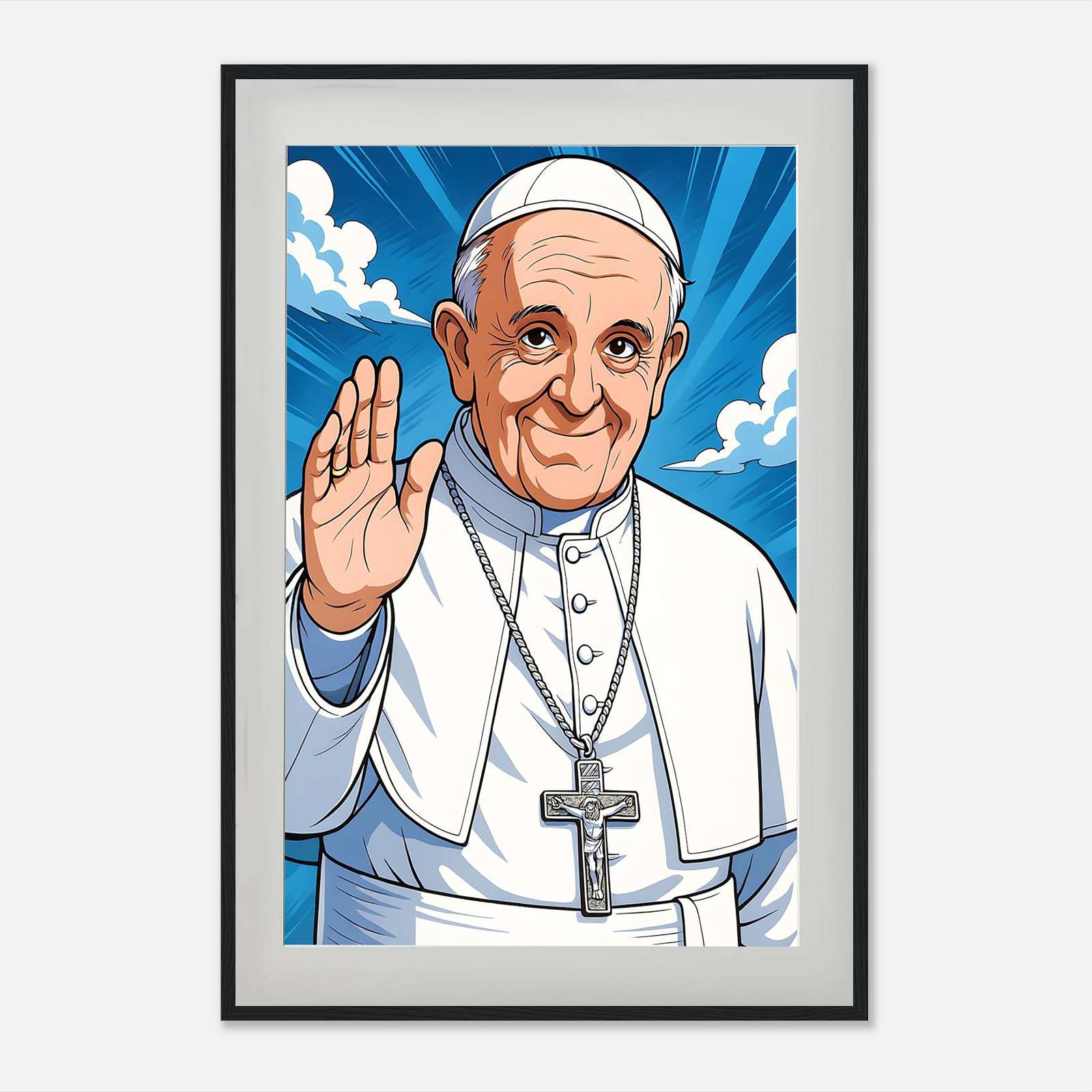 Pope Francis Poster, Pope Francis Memorial Poster 5, Full-Size Poster ...