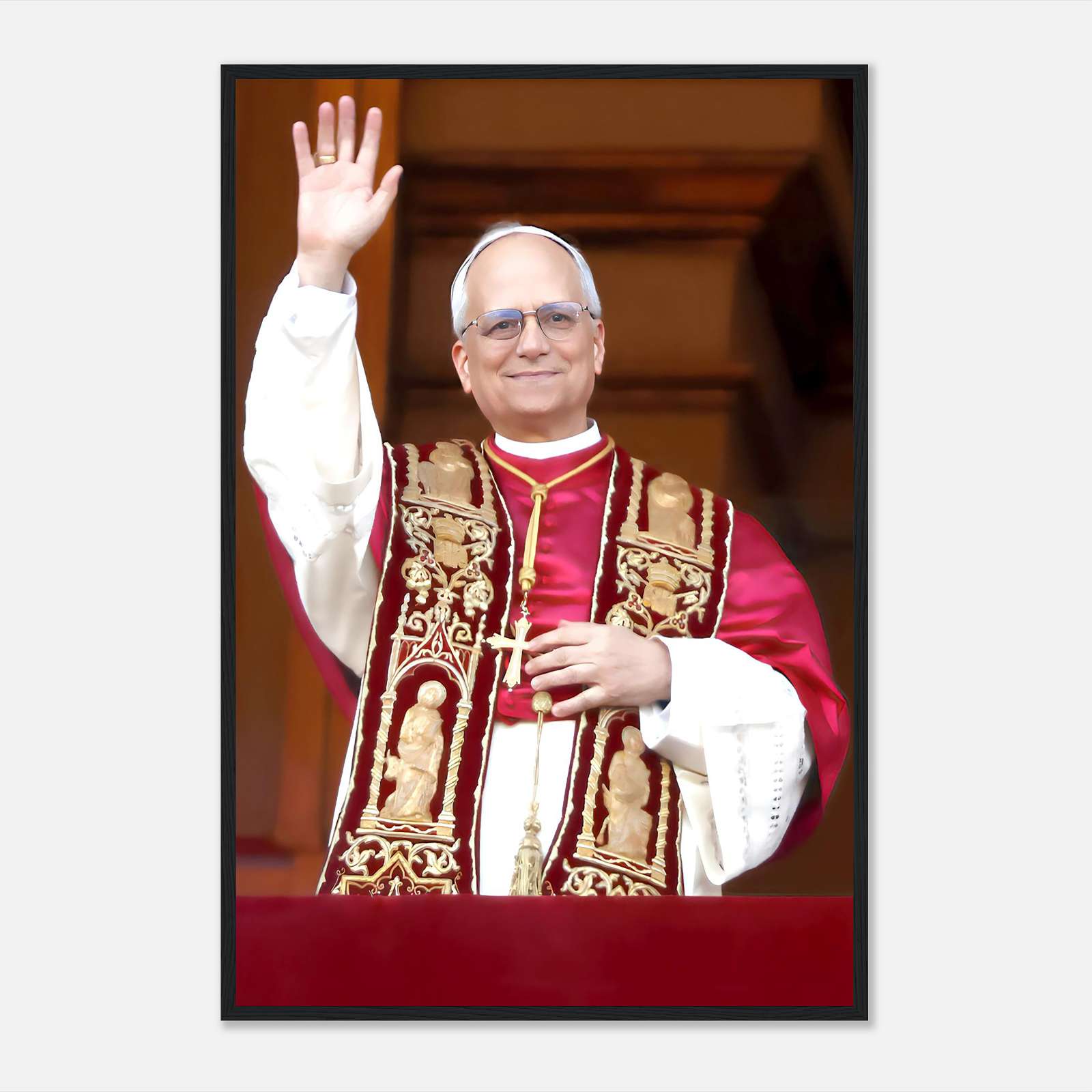 Pope Leo Xiv Poster, Robert Francis Prevost Art New Pope, Full-Size ...