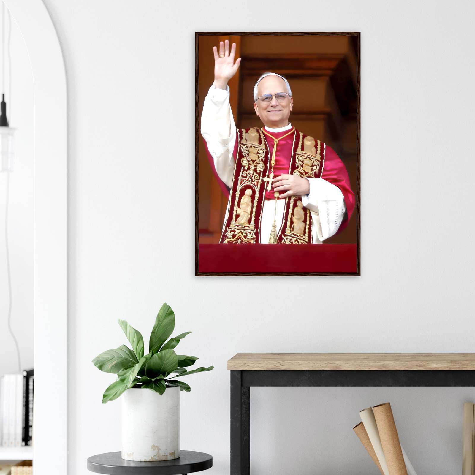 Pope Leo Xiv Poster, Robert Francis Prevost Art New Pope, Full-Size ...