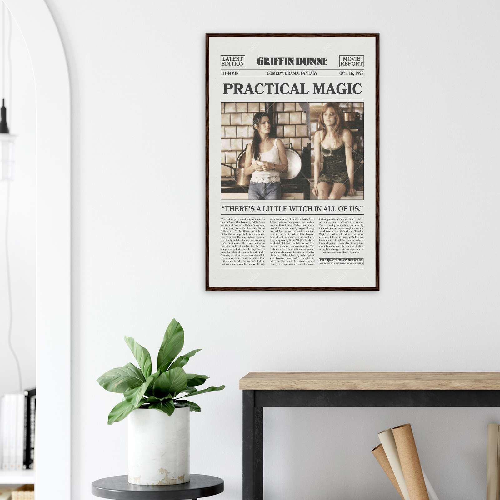 Practical Magic Movie Poster, Movie Poster, Full-Size Poster, Ready to ...