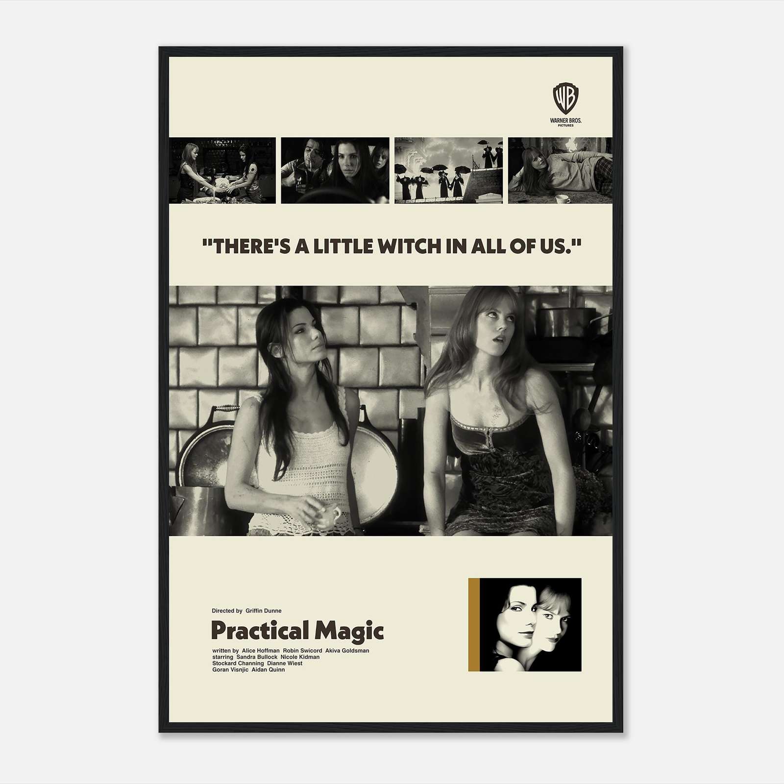 Practical Magic Movie Poster, Vintage Movie Poster, Full-Size Poster ...